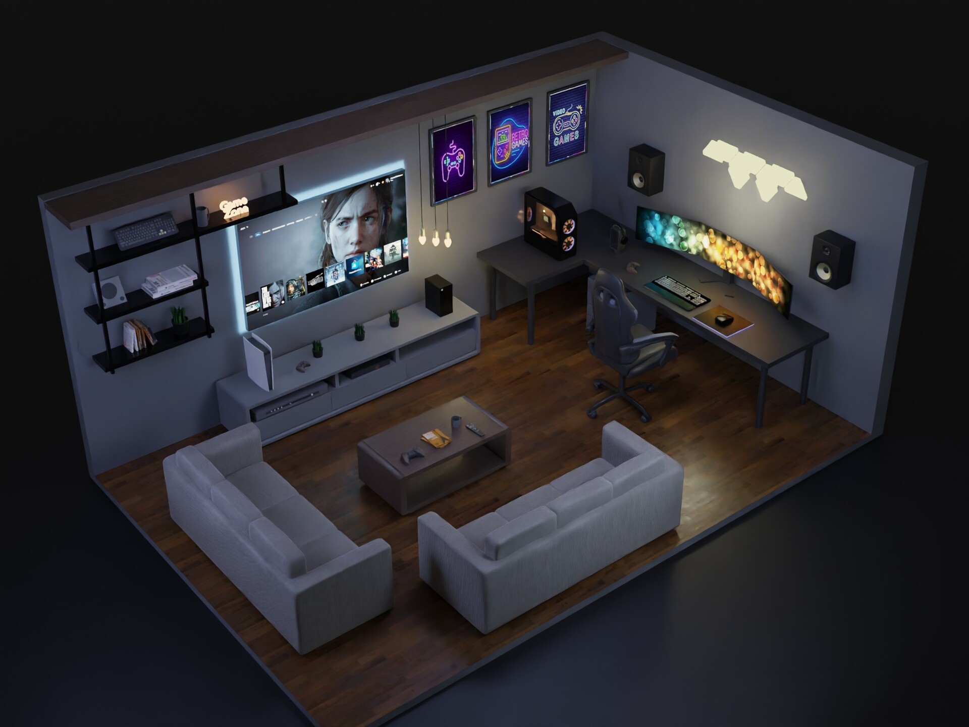 ArtStation - The Bet Game Room