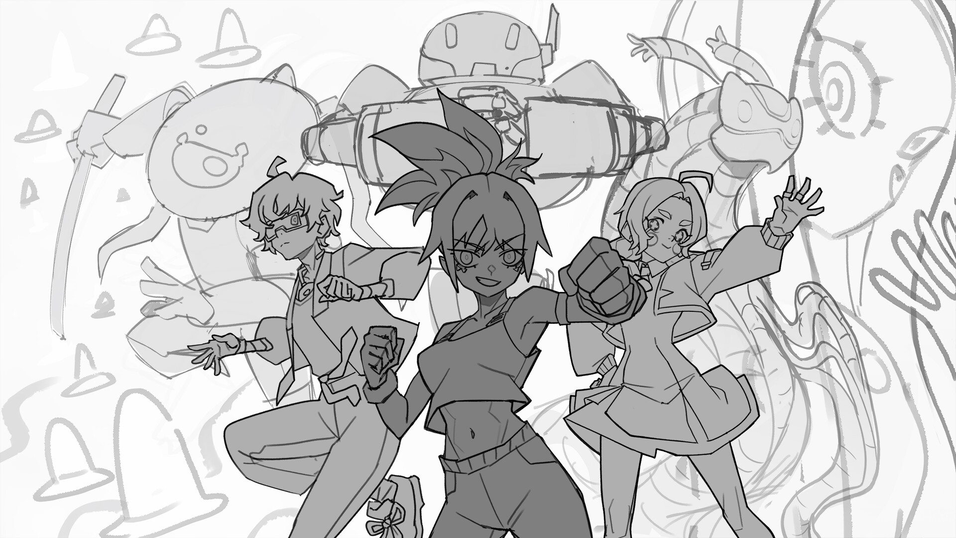 Alexis Rives - StarVaders Illustration