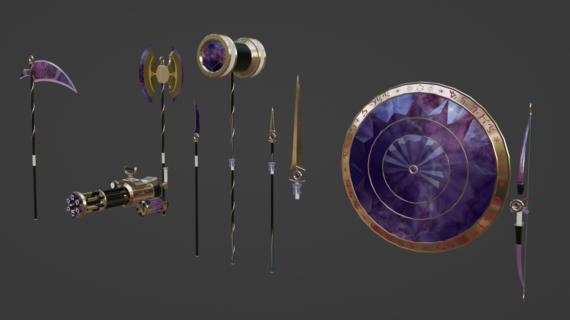 ArtStation - WIP - Magical Wand Forms