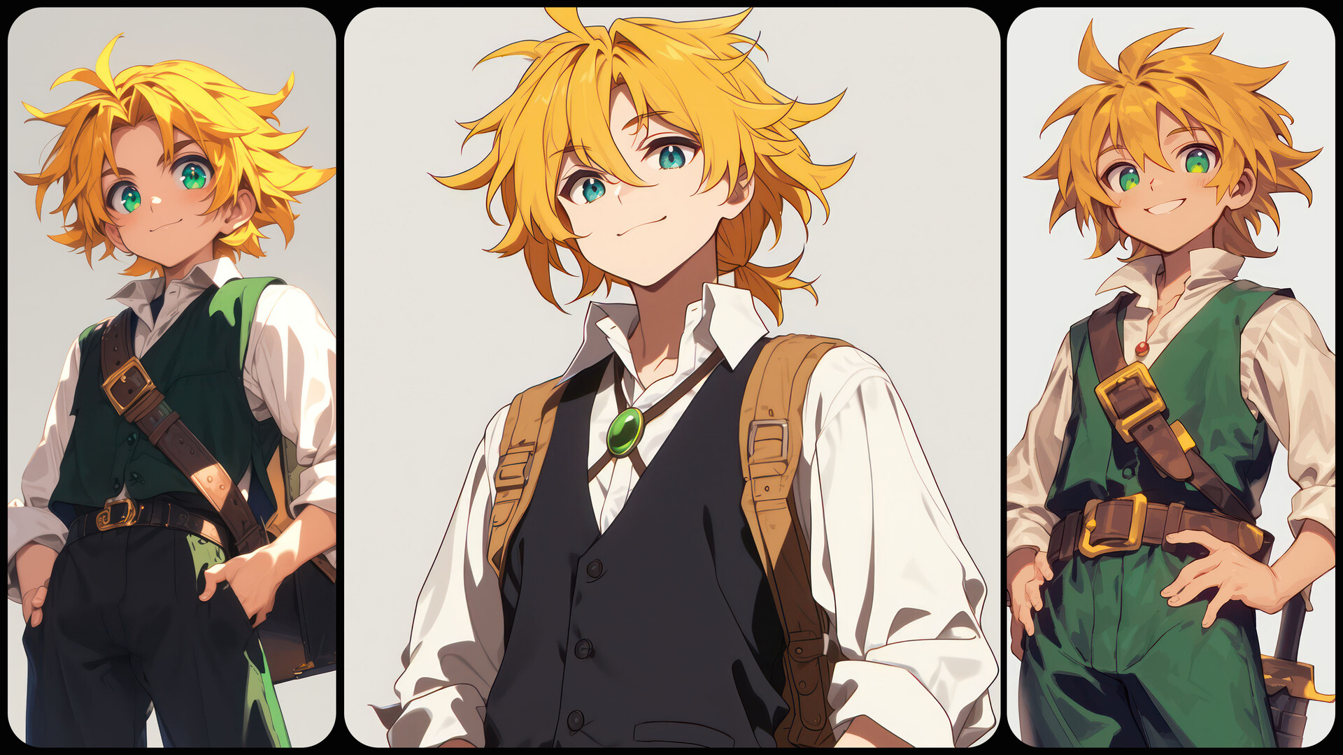 Ferial Studio - 🔹220 Meliodas - Anime Character Reference Image Pack v ...