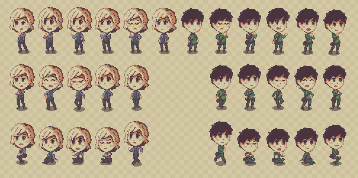 ArtStation - Character Spritesheet