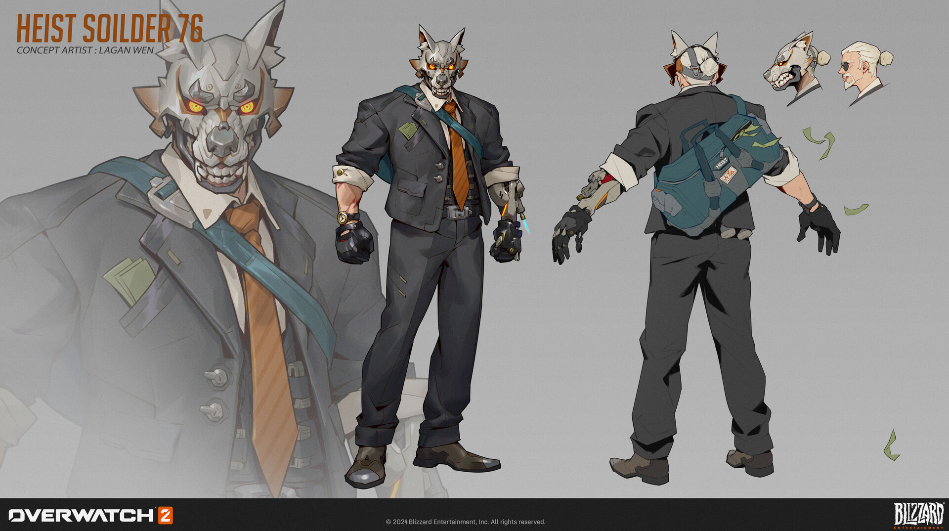Logan😬Wen - Heist Soldier 76 skin concept Overwatch 2