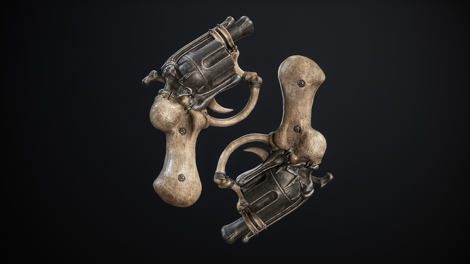 ArtStation - Bone revolver