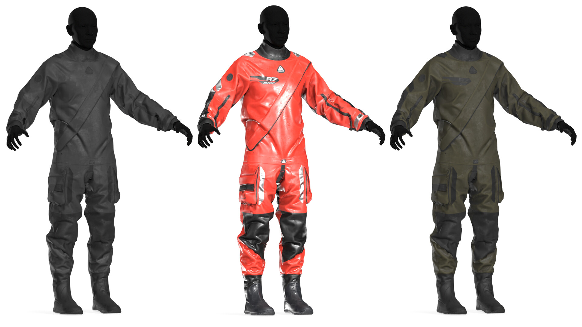 ArtStation - R7 WATERPROOF RESCUE DRYSUIT