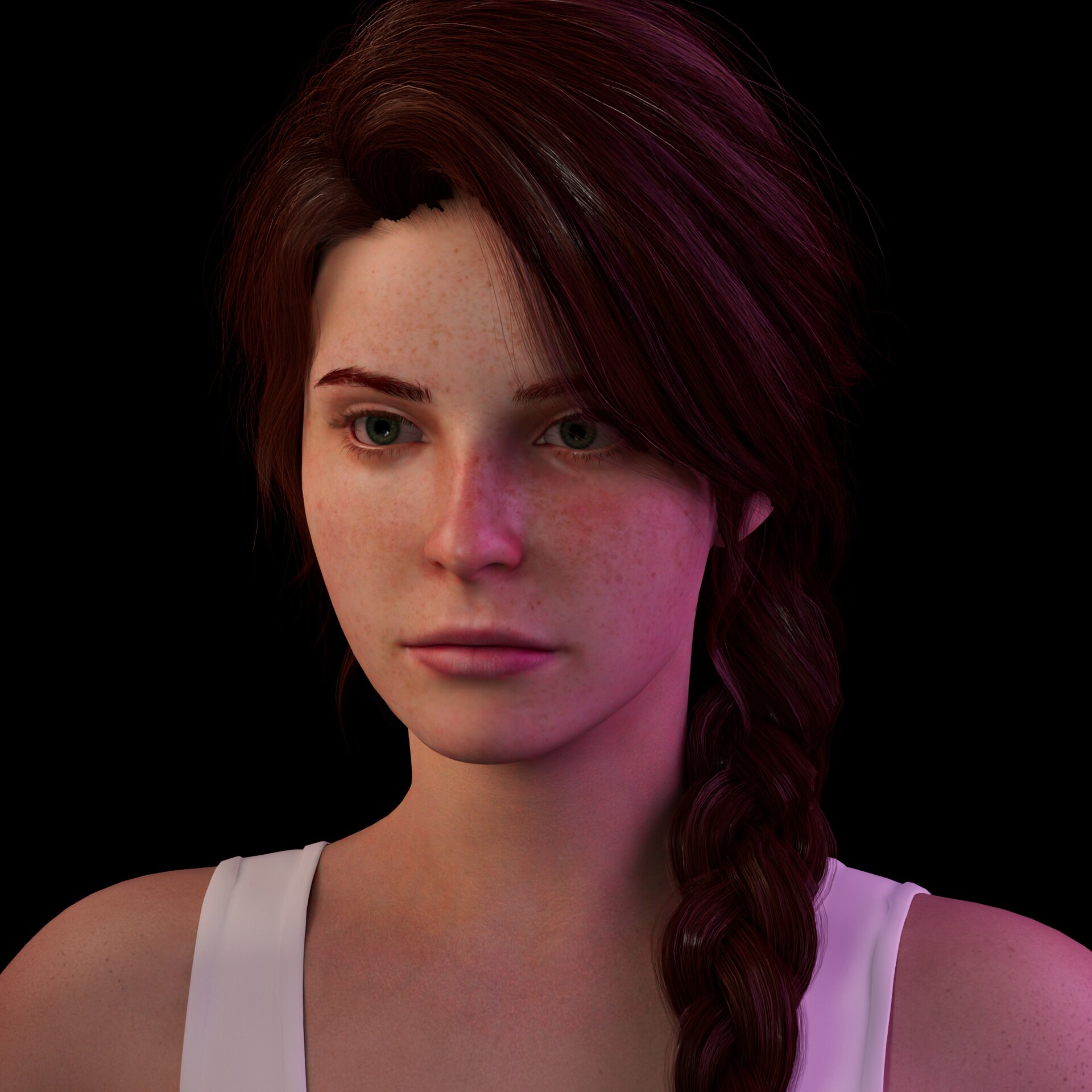 ArtStation - A hero character. Lighting test.