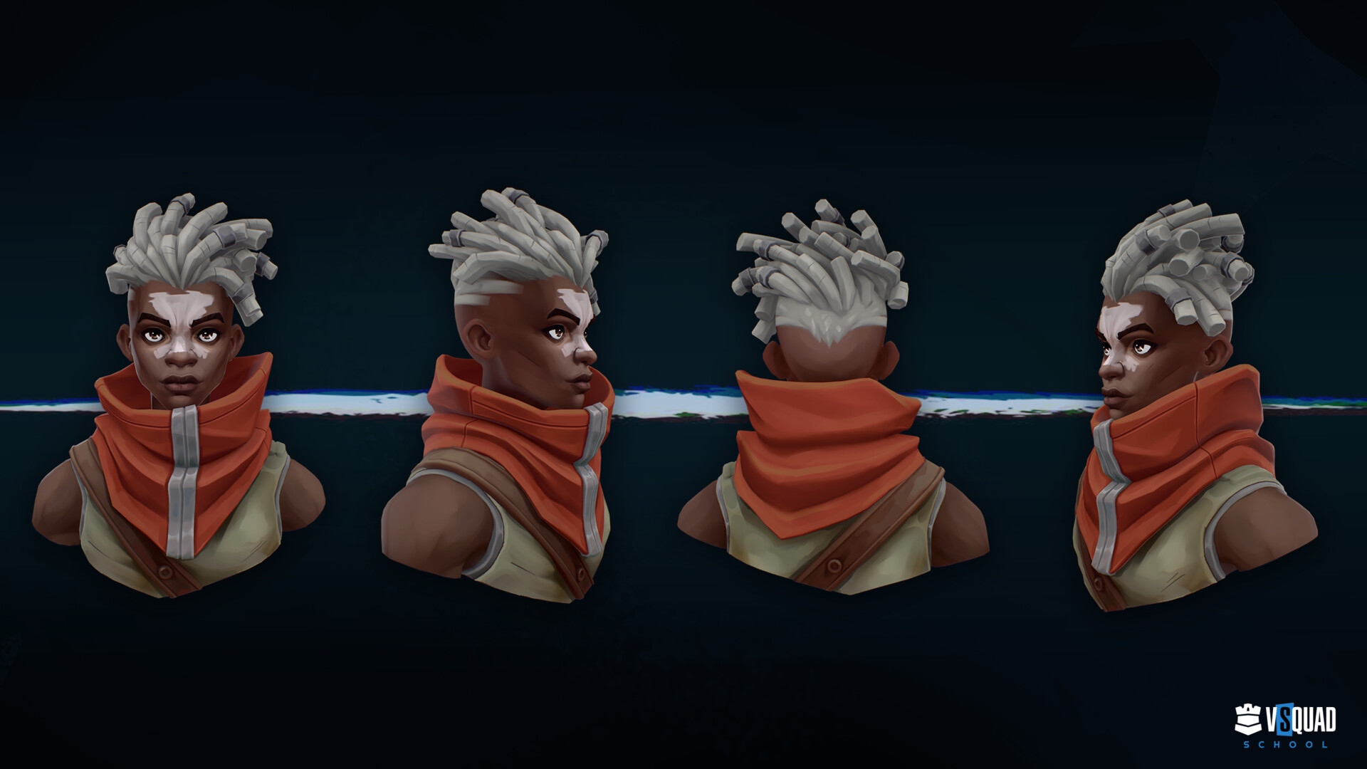 Vsquad studio - HANDPAINTED EKKO TEXTURE (ARCANE) — Tutorial