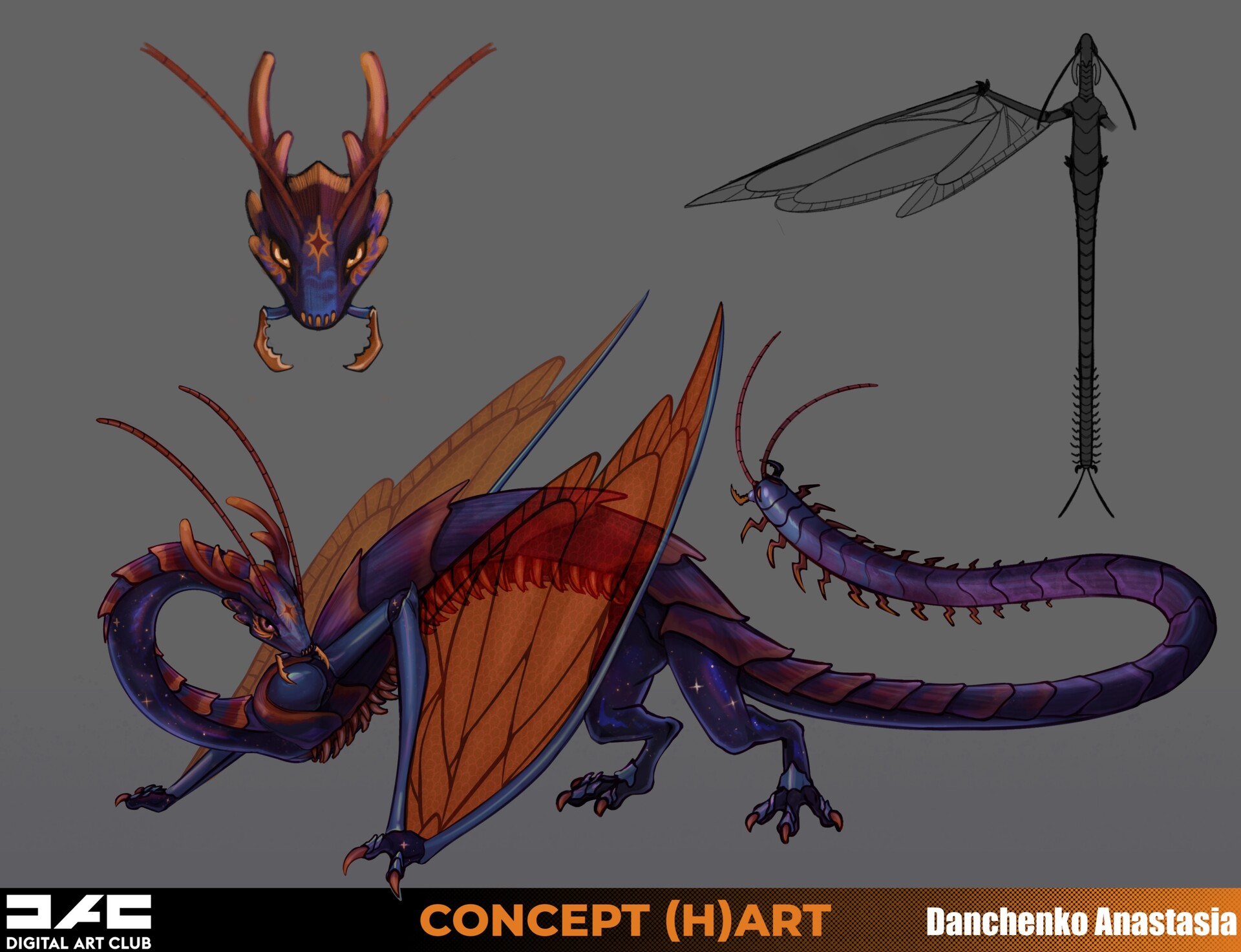 ArtStation - Centipede Dragon