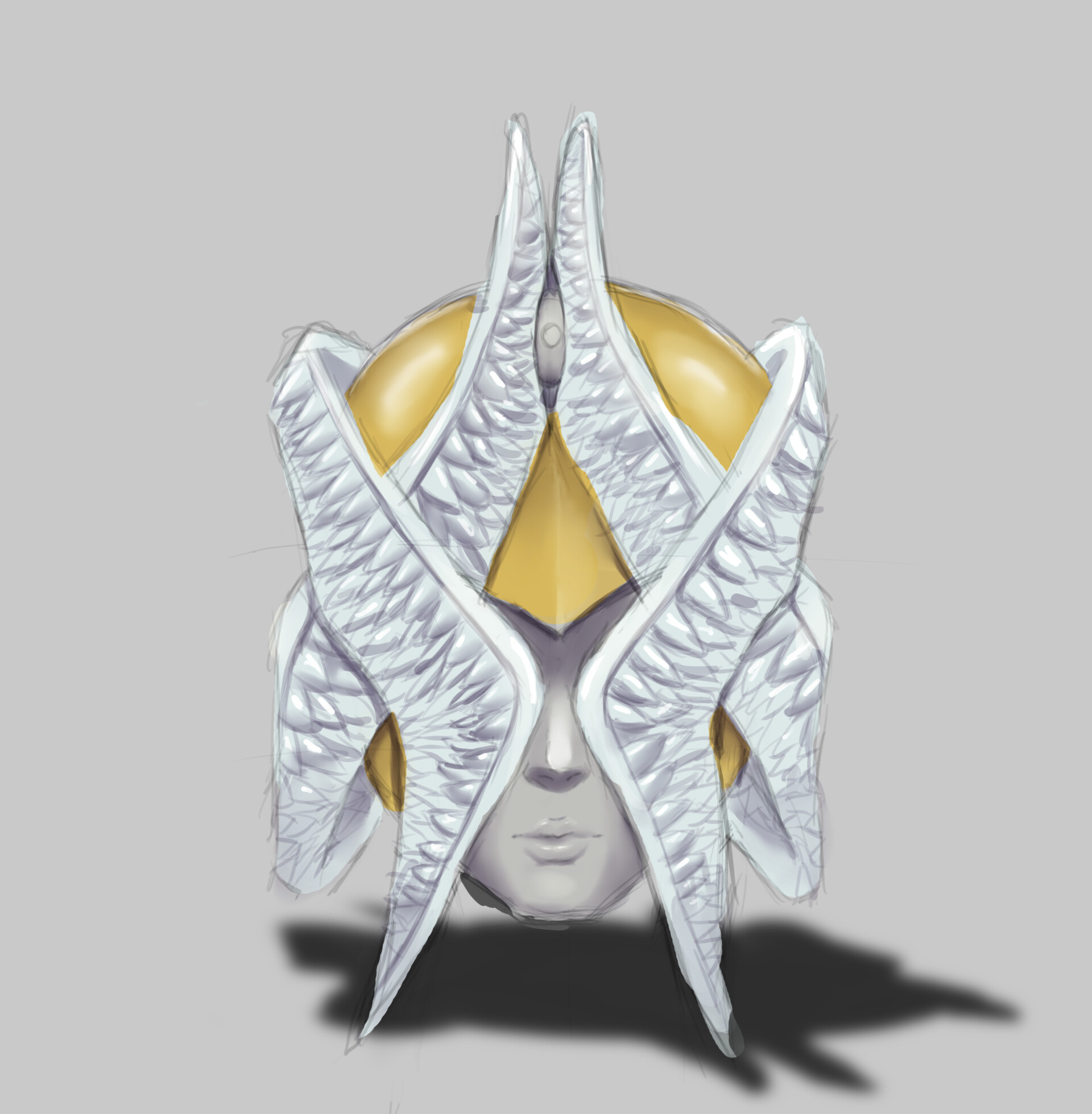 ArtStation - Archangel Helmet design