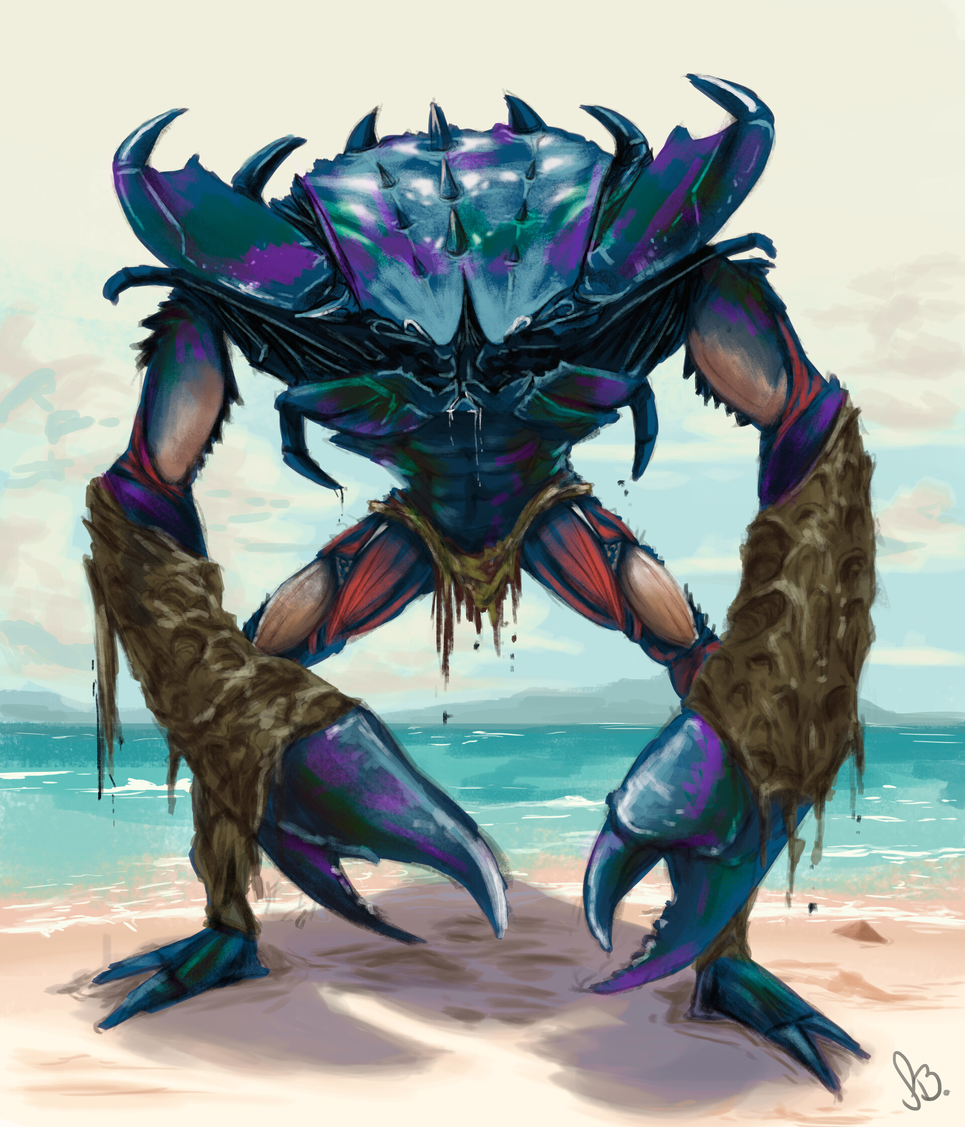 ArtStation - Crab Monster