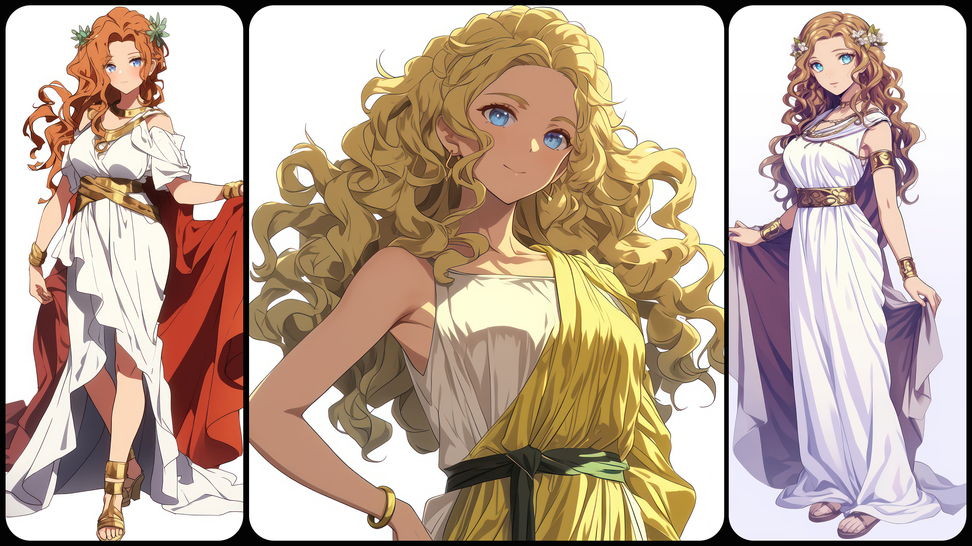 Ferial Studio - 🔹290 The Goddess - Anime Character Reference Image Pack ...