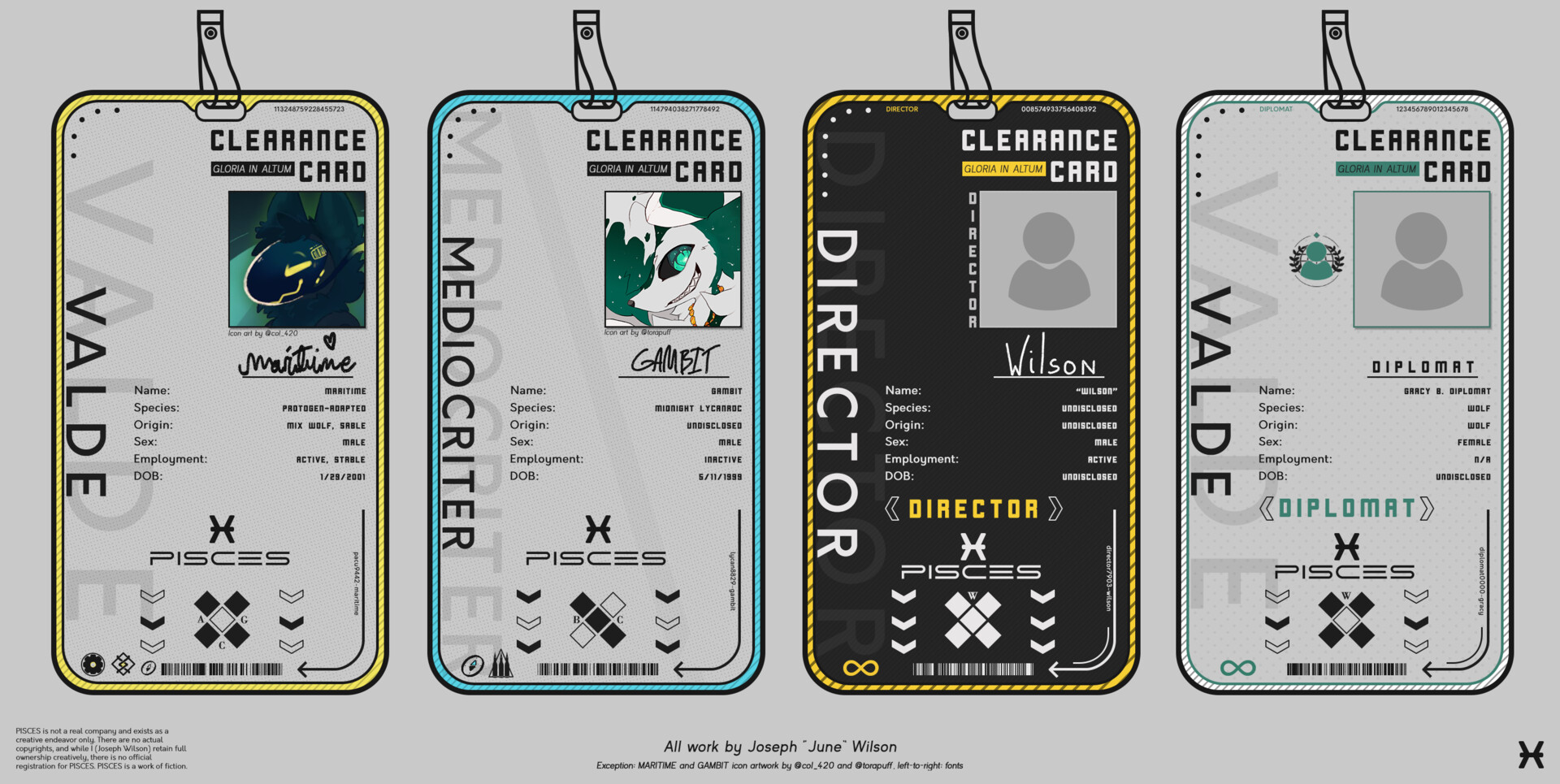 ArtStation - PISCES - Clearance Cards