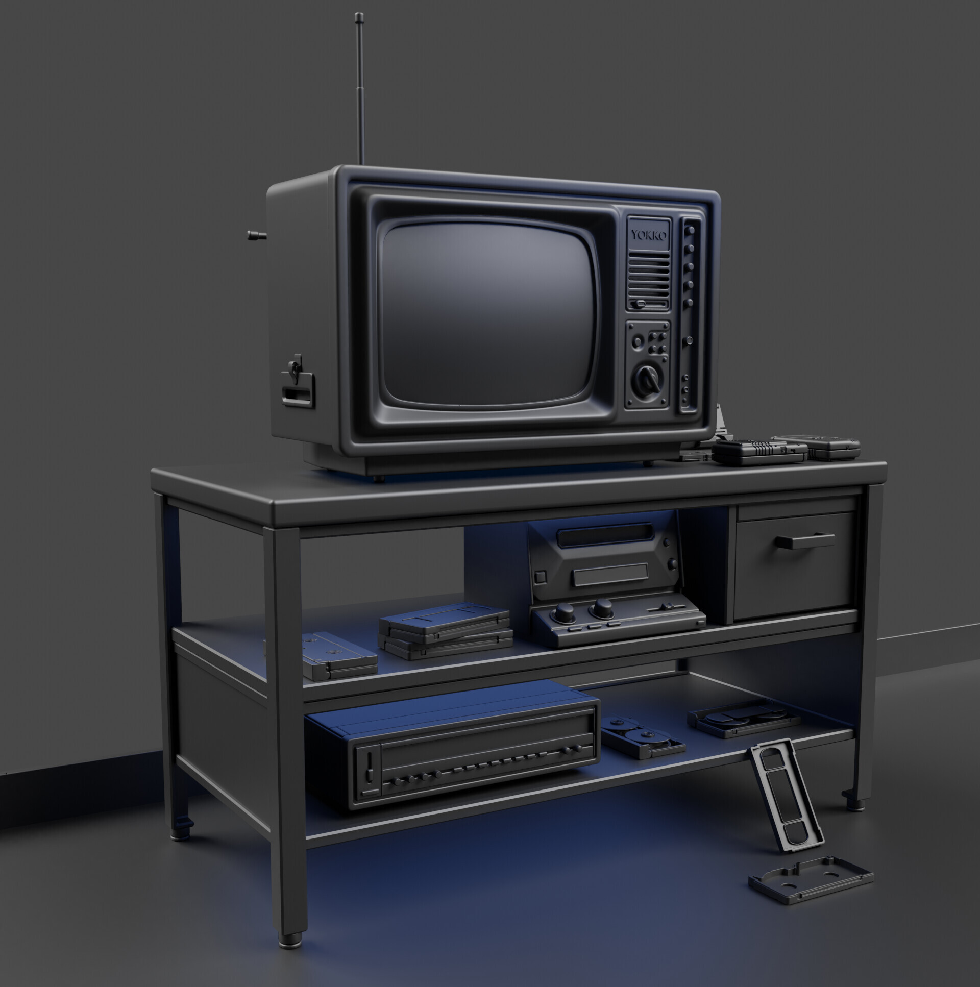 ArtStation - USA 90's set