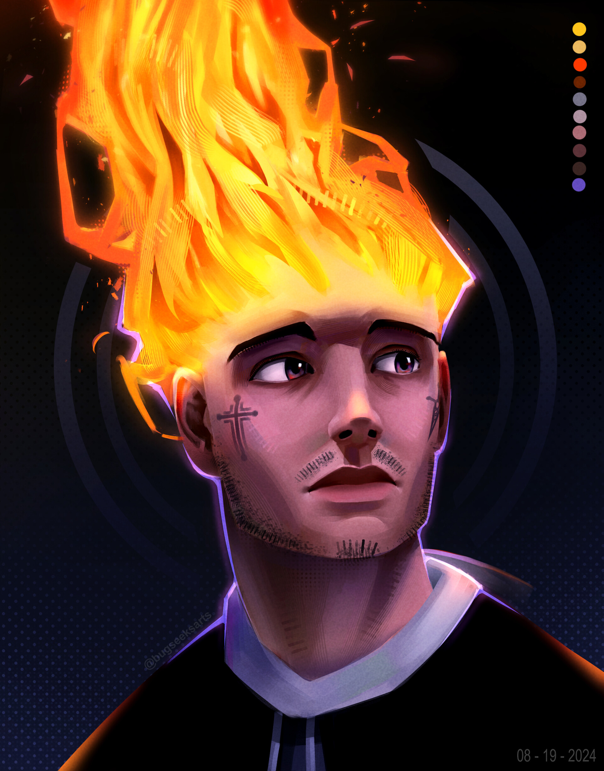 ArtStation - Thug on Fire