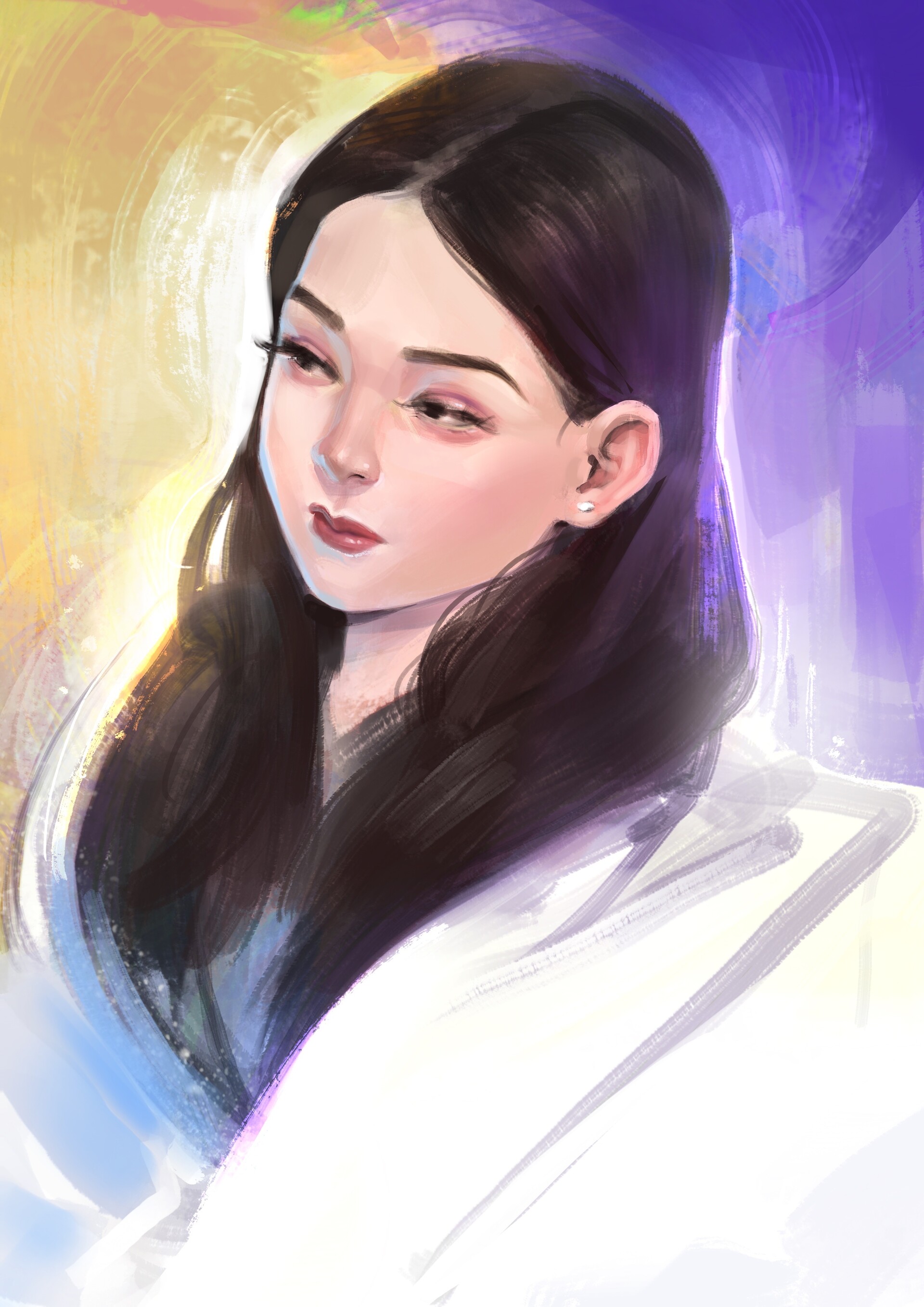 ArtStation - Miss you, my love.