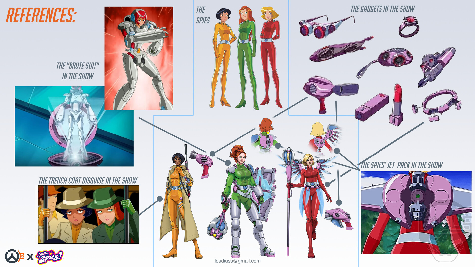 Leadius - Overwatch x Totally Spies - ''Totally Supports'' - Collab ...