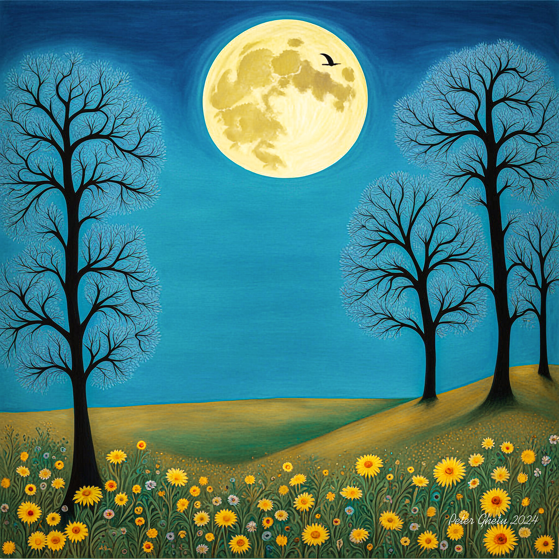 ArtStation - Moon Light by Peter Ghetu 2024