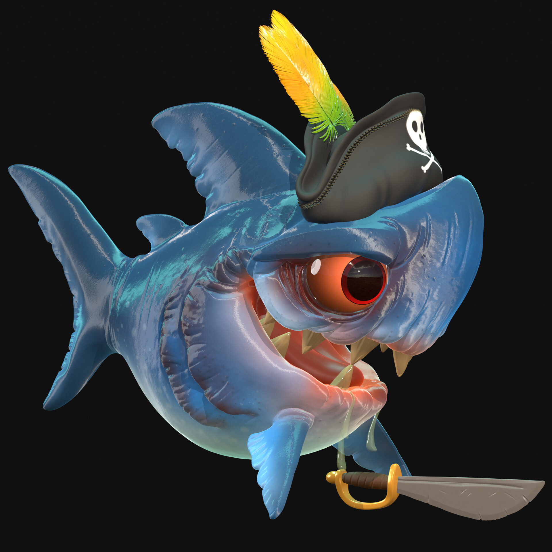 ArtStation - Captain Shark