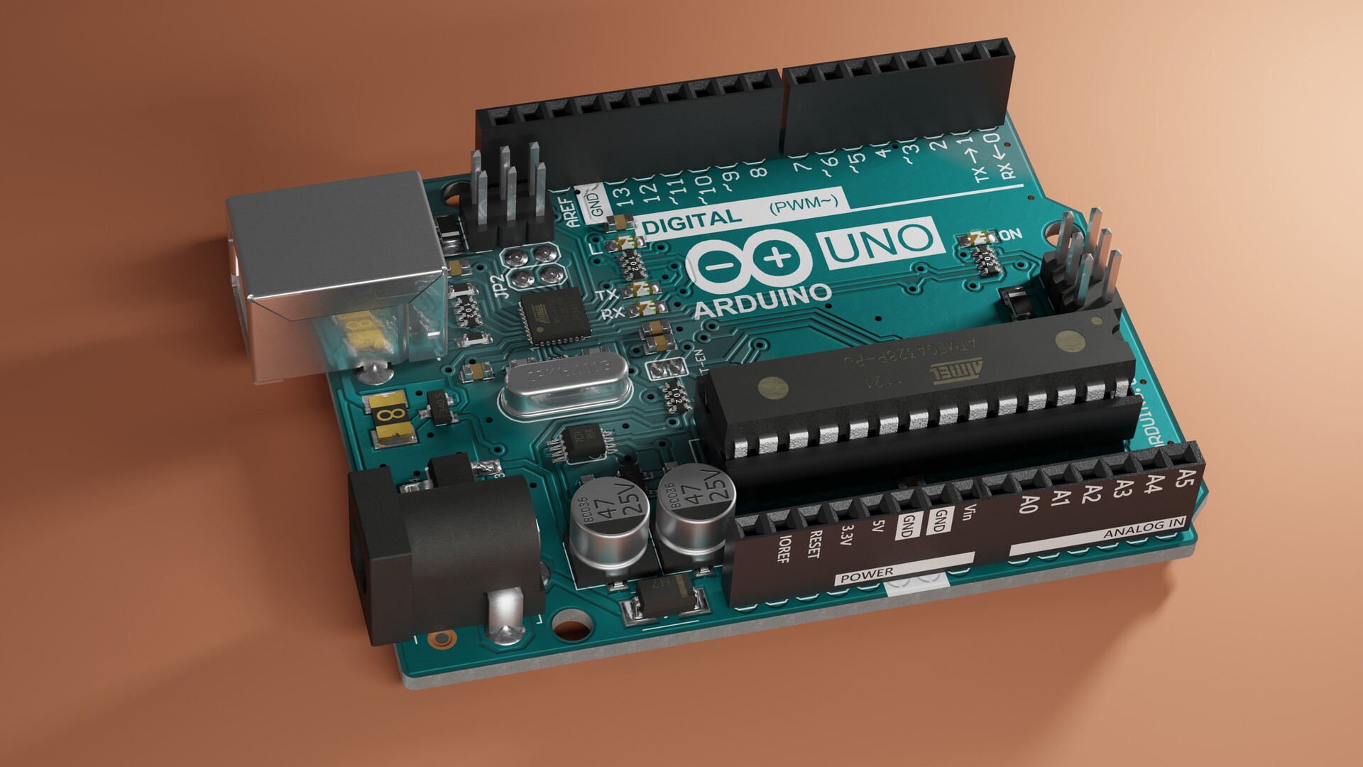 ArtStation - 3D MODEL ARDUINO UNO REV3