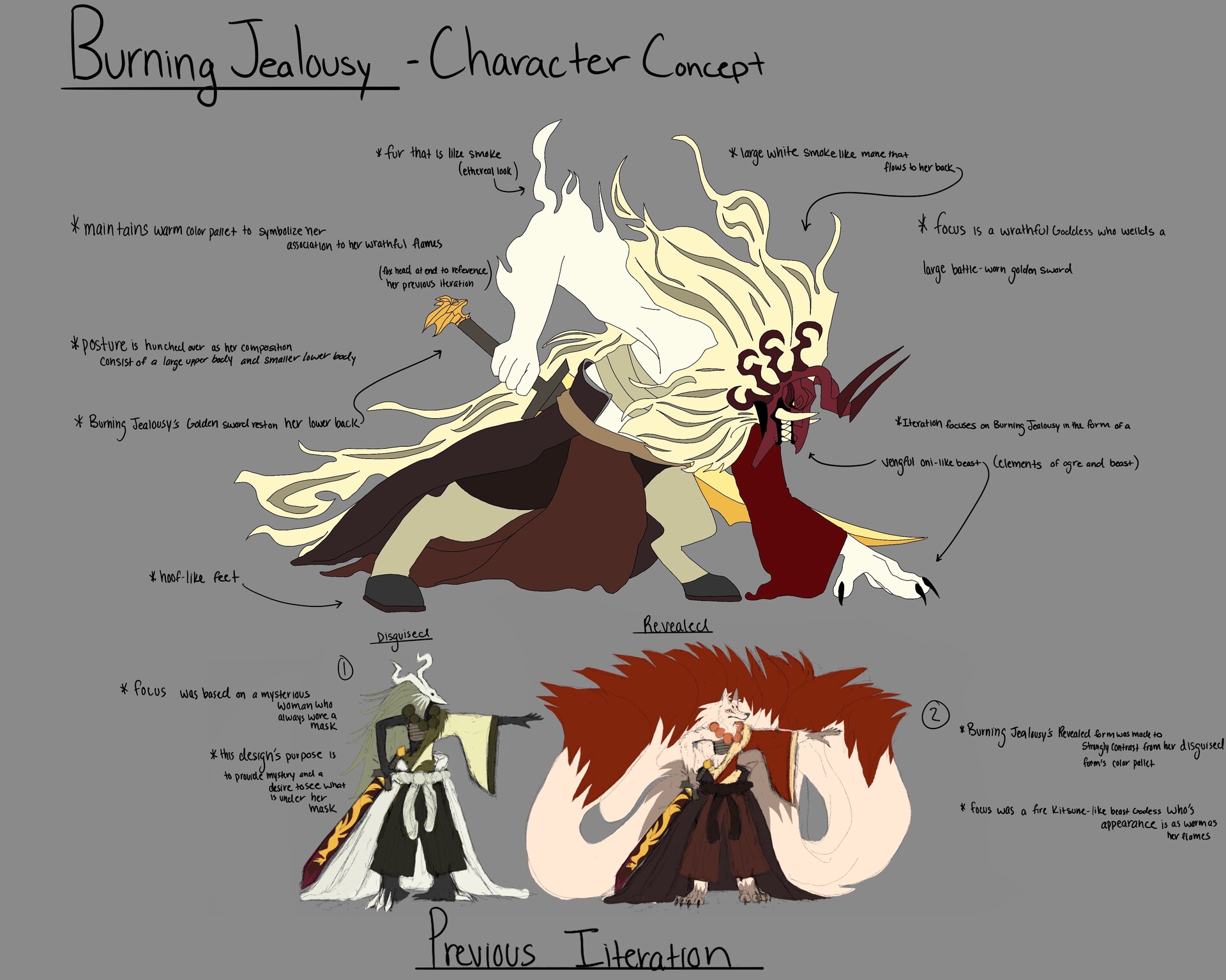 ArtStation - Character Design - Burning Jealousy