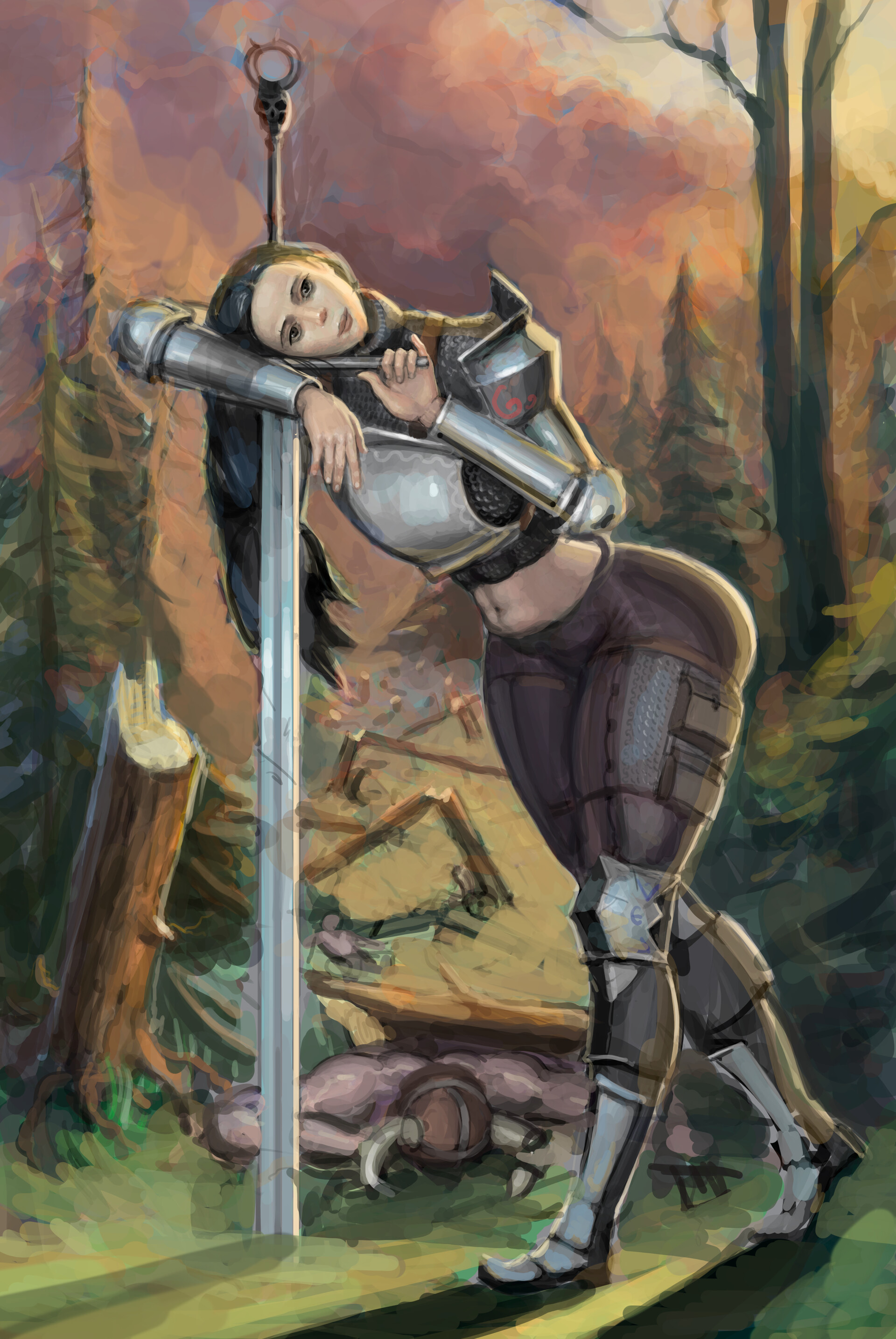 ArtStation - Heavy Knight Rampage aftermath