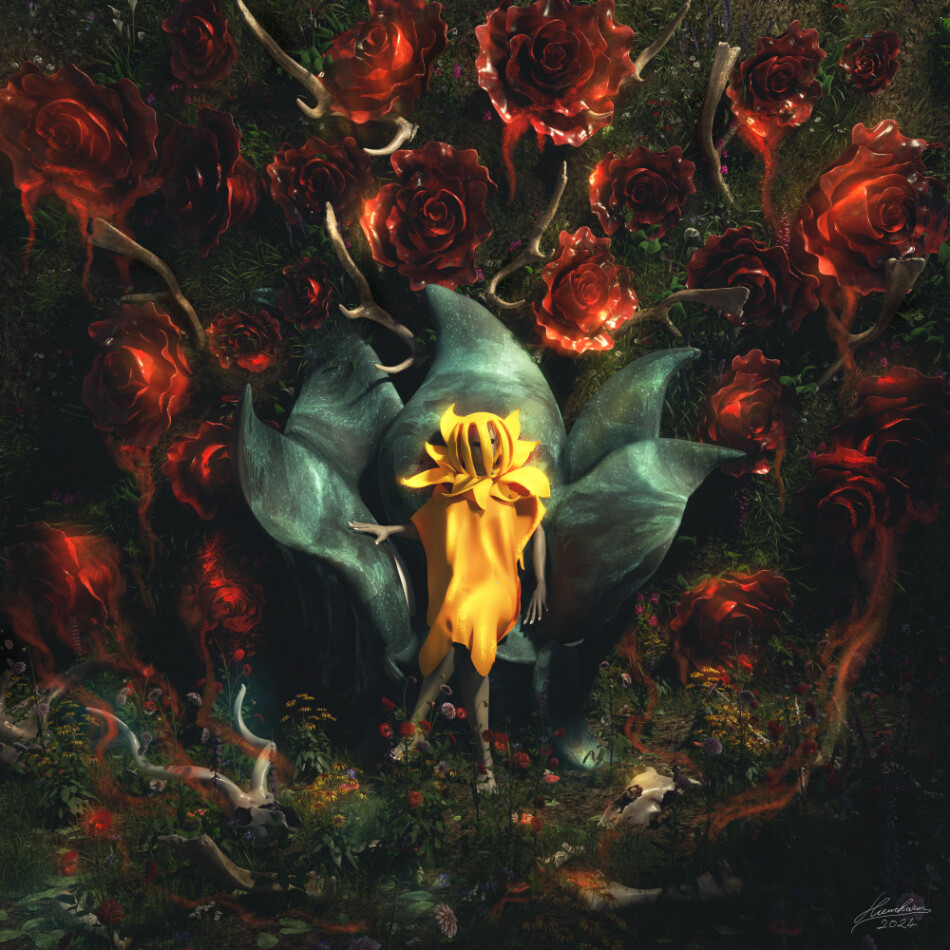 ArtStation - The Flower Queen