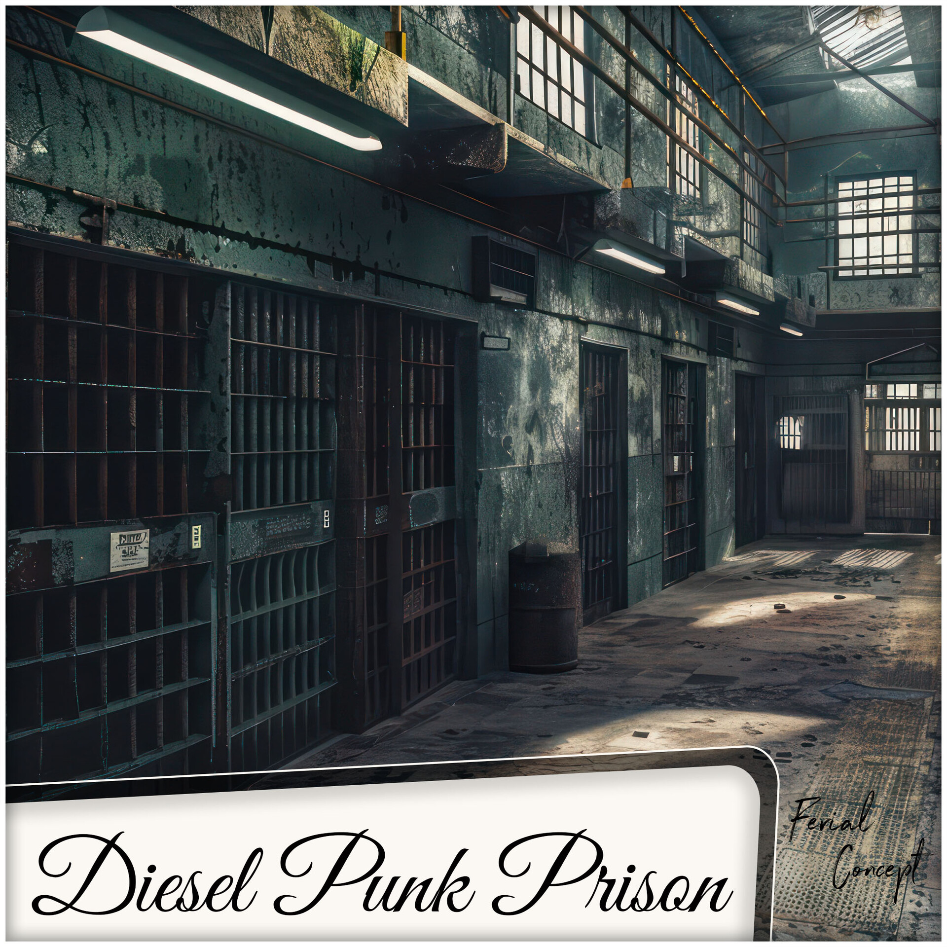 ArtStation - 🔹200 Diesel Punk Prison - Environment Concept Reference ...