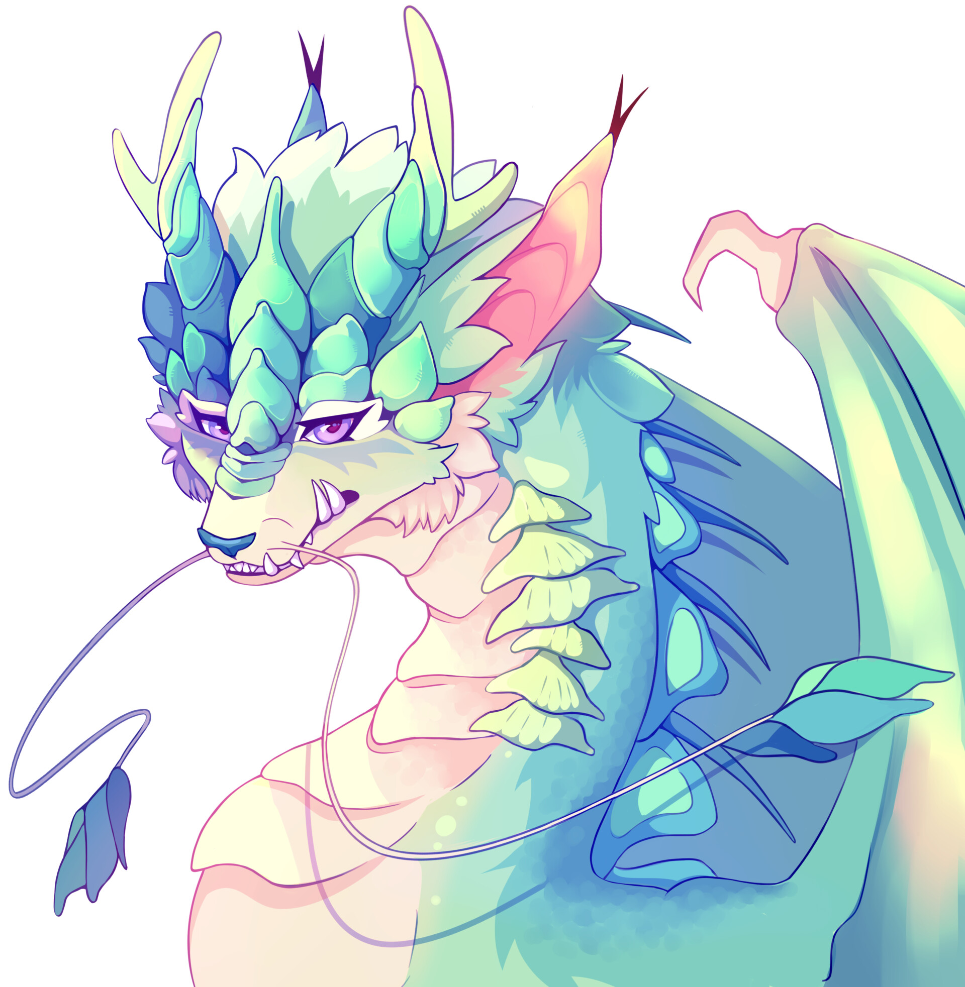 ArtStation - dragon headshot