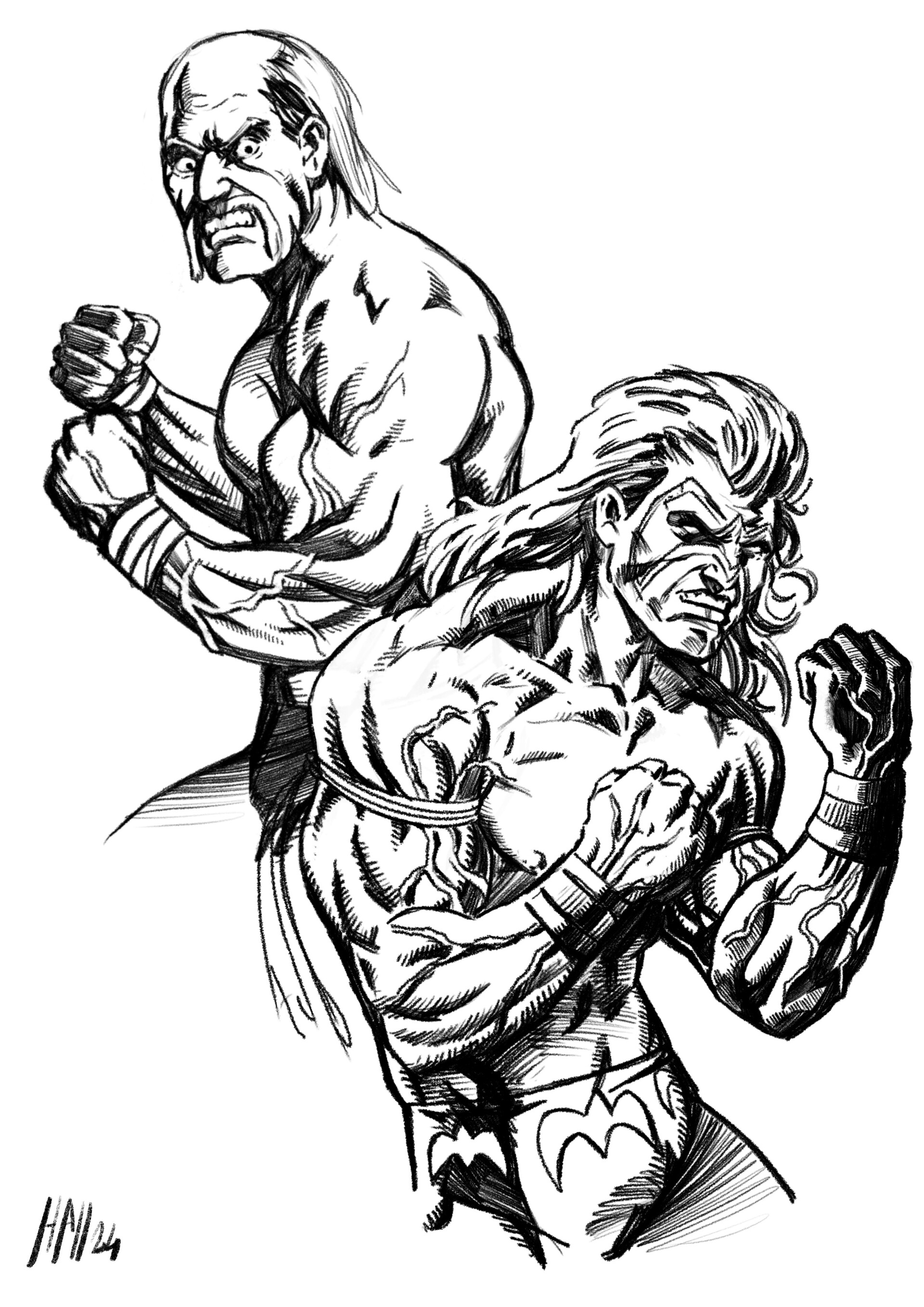 hulk hogan coloring pages free