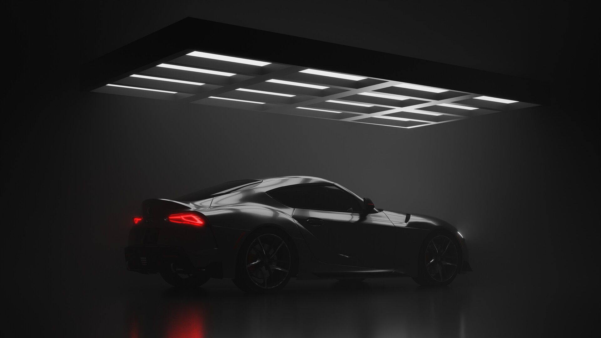 ArtStation - Toyota Supra animation in Blender