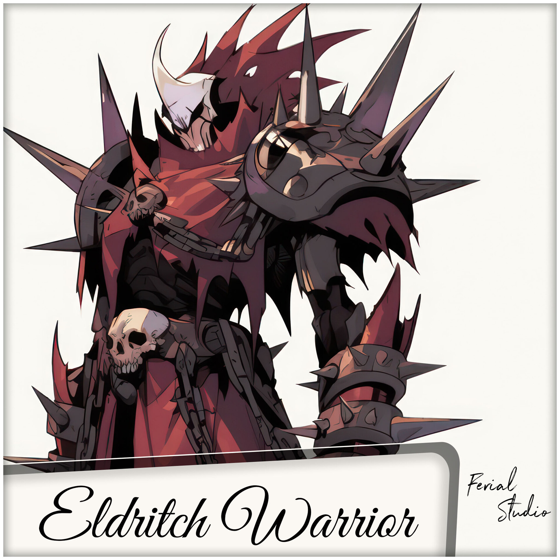 ArtStation - 🔹220 Eldritch Warrior - Cartoon Character Reference Image ...