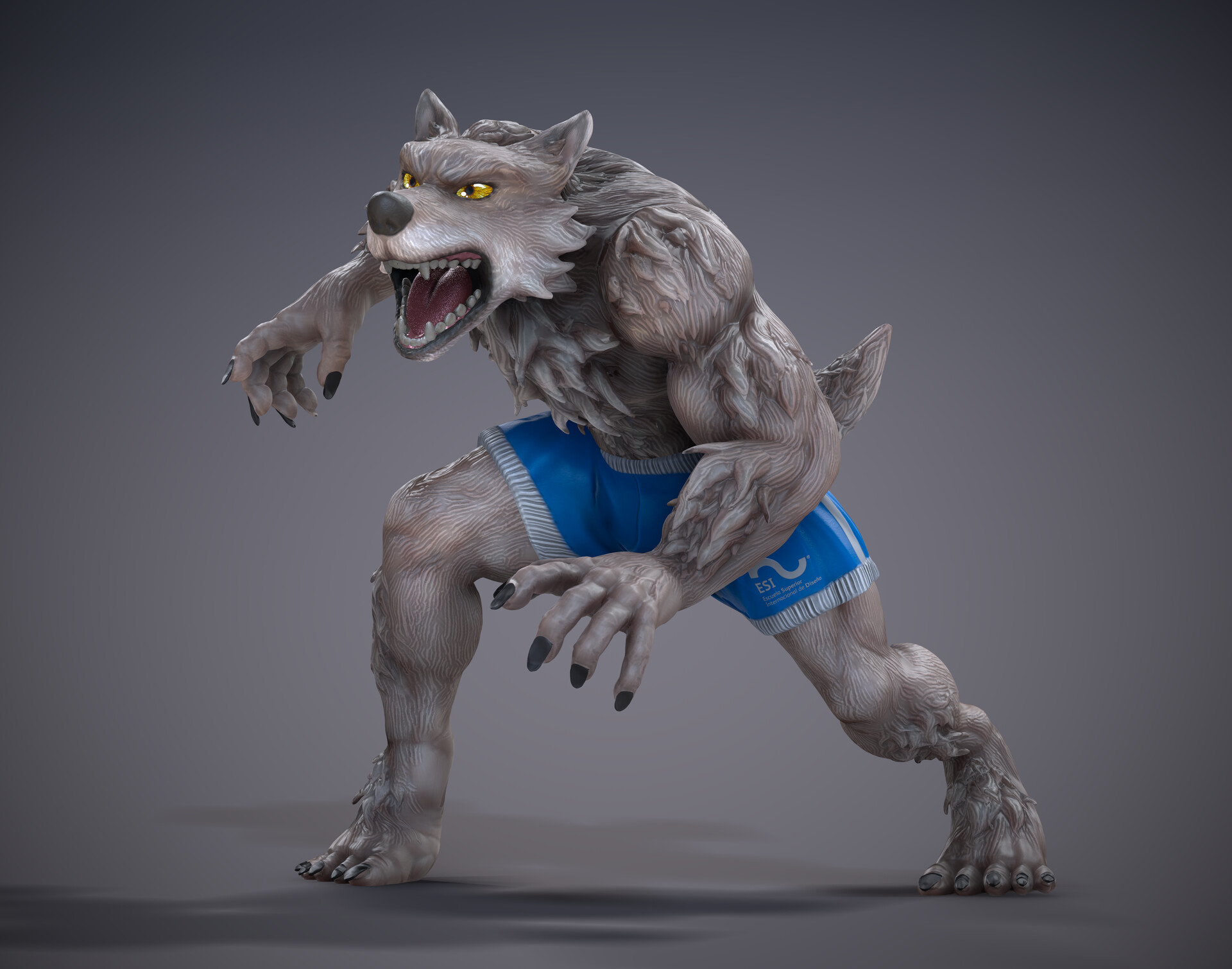 ArtStation - Werewolf character