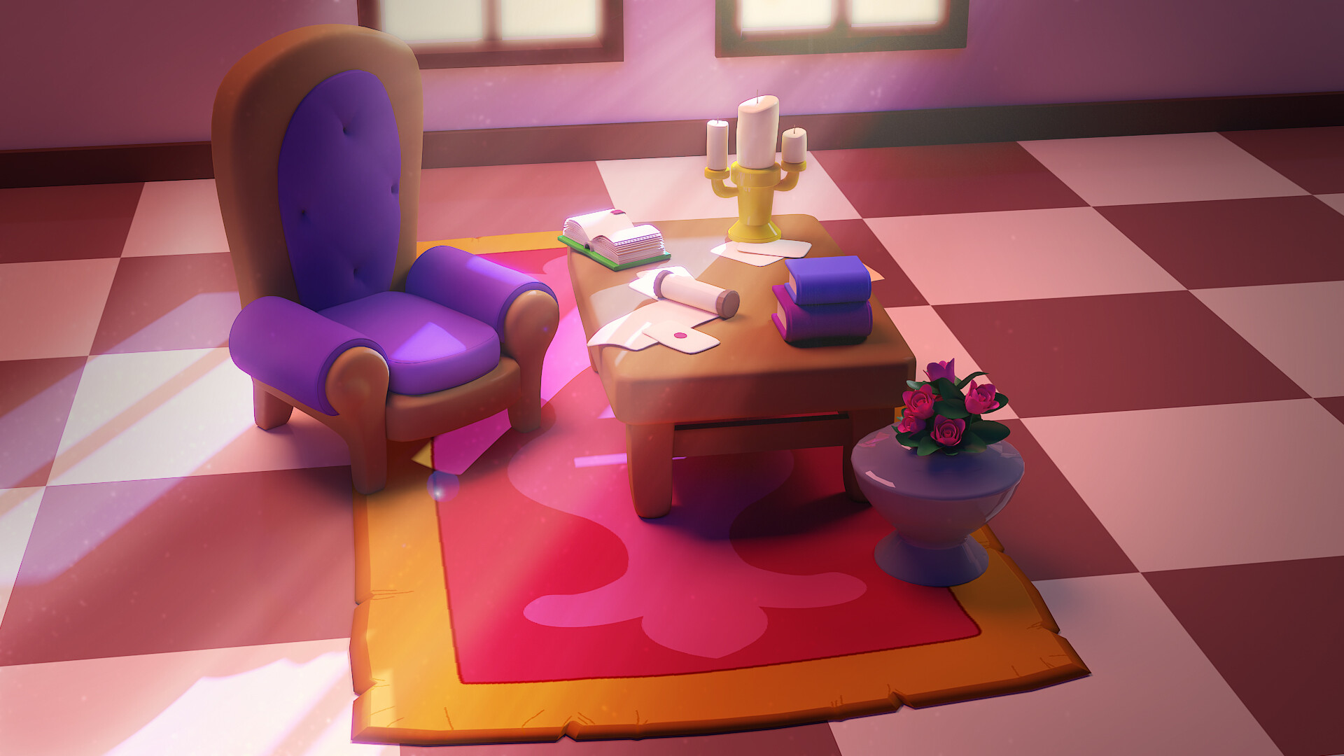 ArtStation - Stylized 3D Scene
