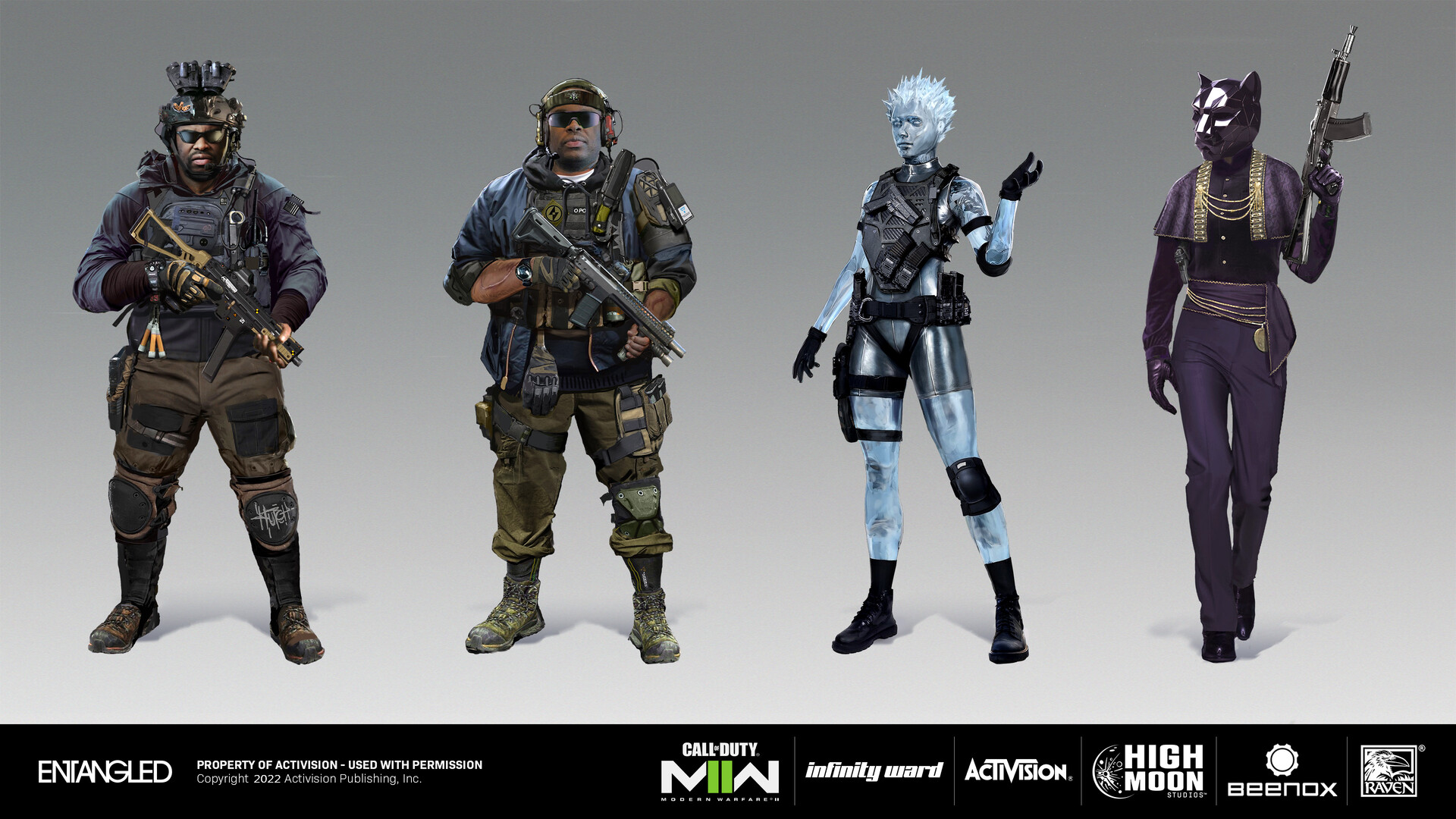 ENTANGLED Studio - Concept Character Art for Call of Duty MW2