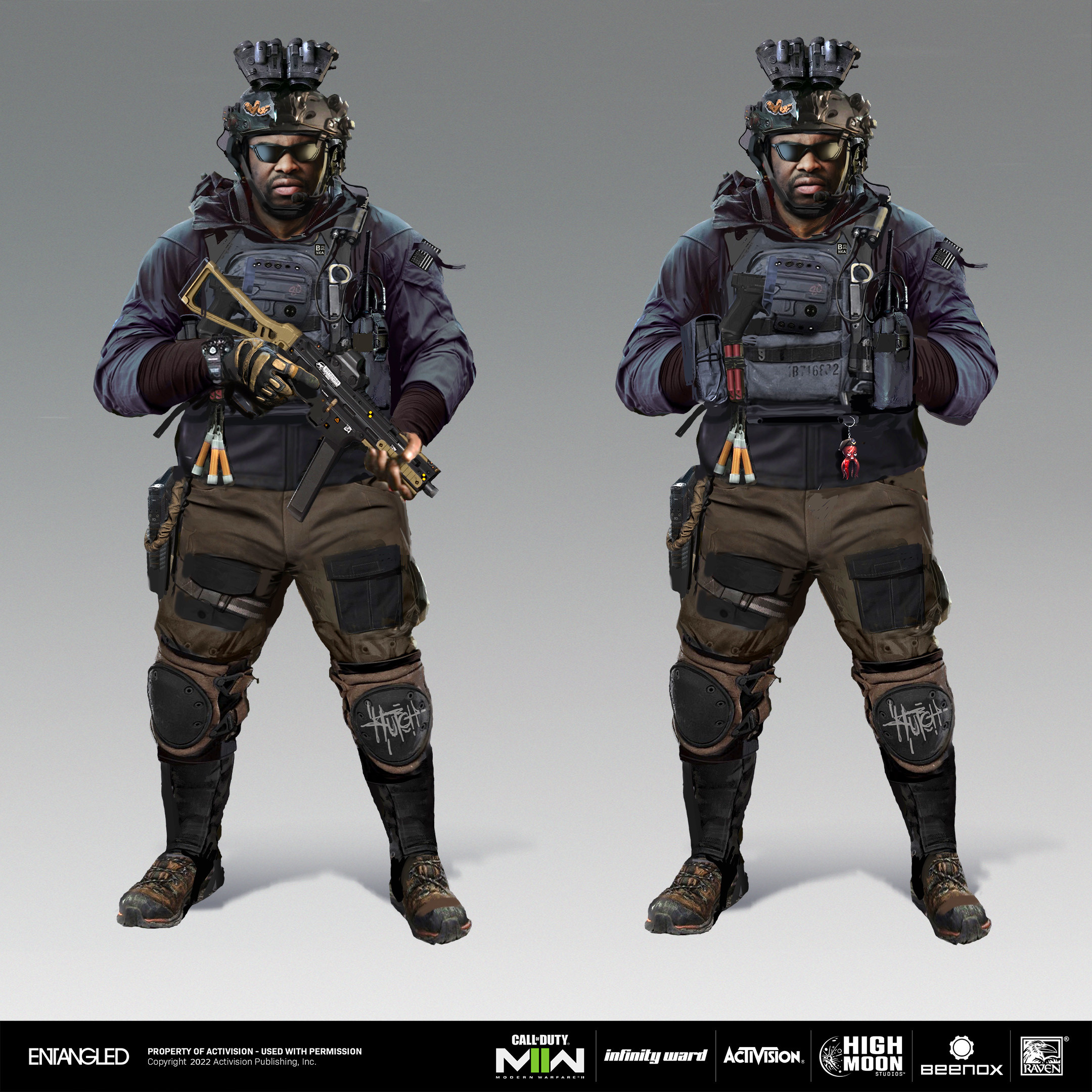 ENTANGLED Studio - Concept Character Art for Call of Duty MW2
