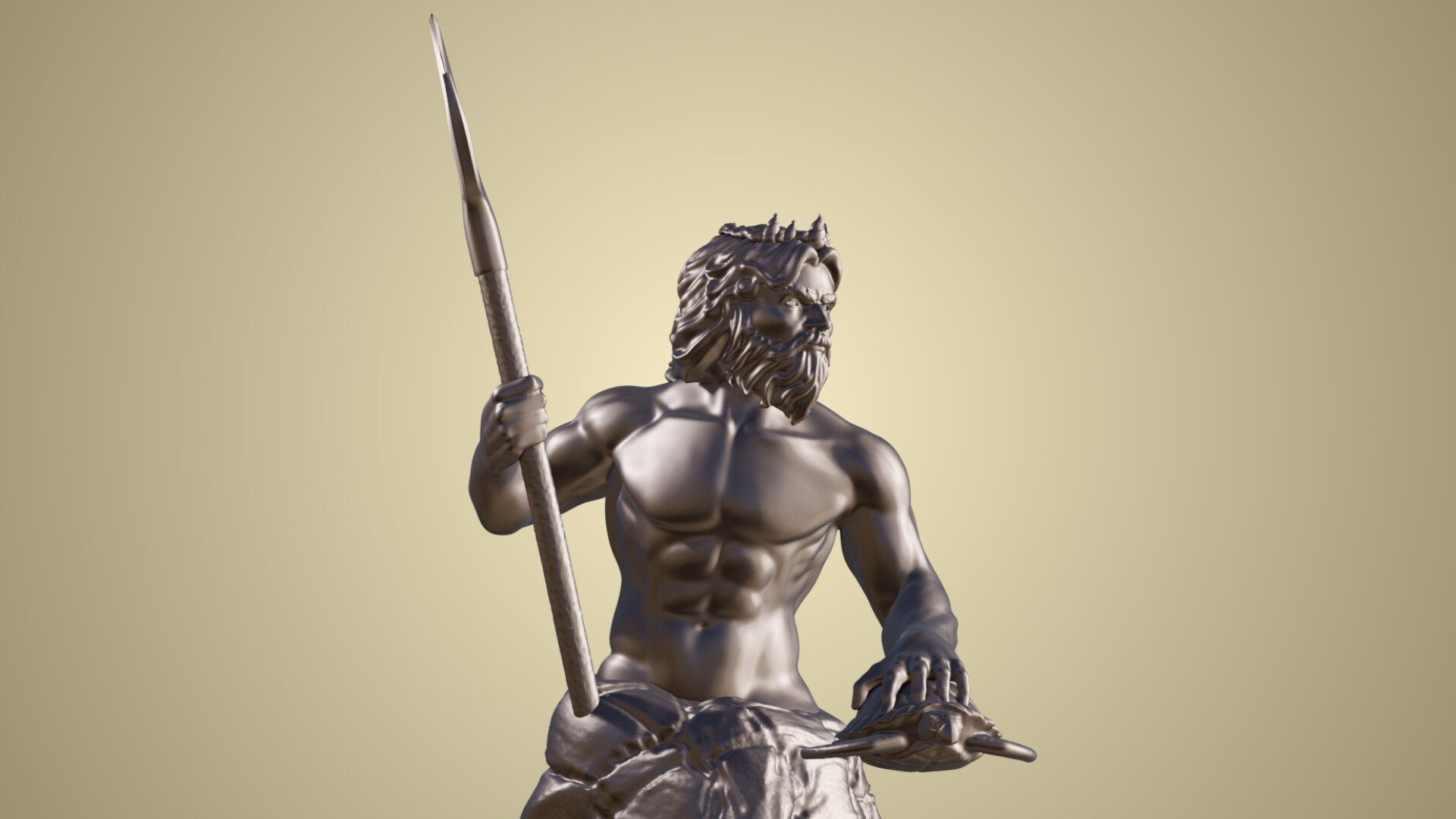ArtStation - Poseidon Statue