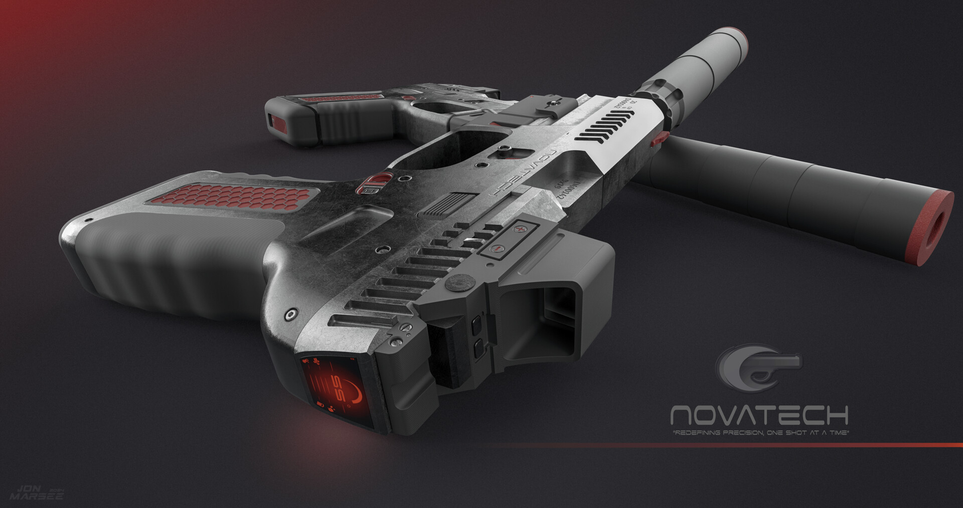 ArtStation - "Blackout" A modified Concept gun