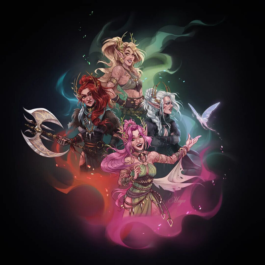 ArtStation - Four Half Body Character