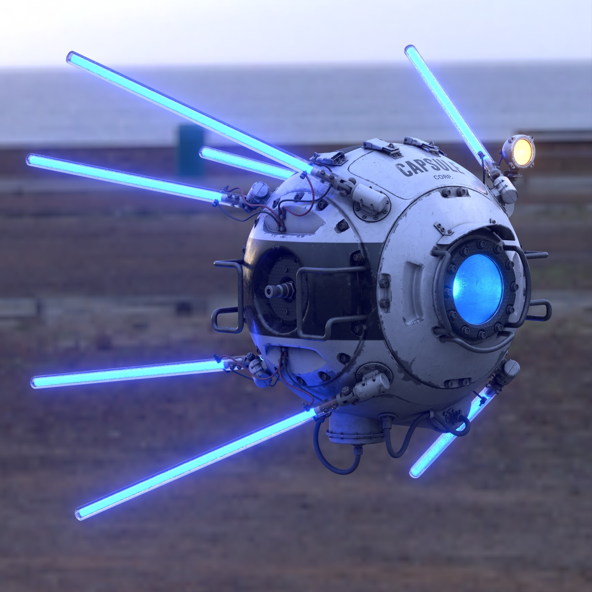 ArtStation - Capsule Corp Drone concept