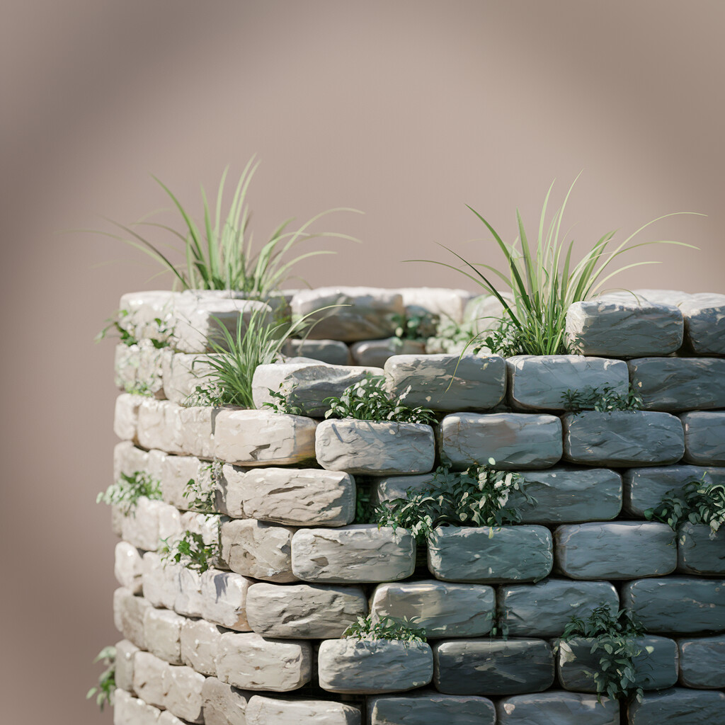ArtStation - Cobbled Wall (12hrs)
