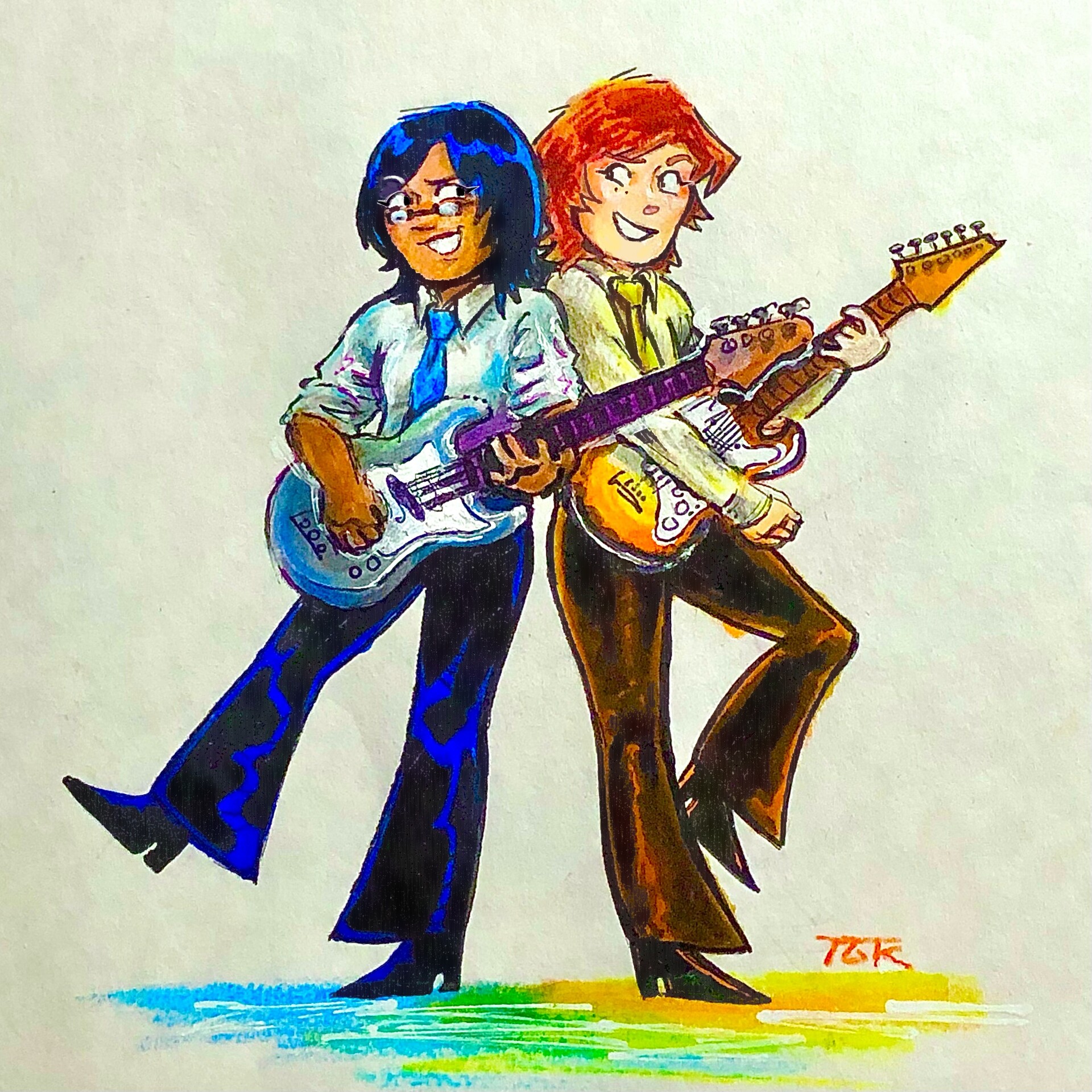 ArtStation - Zai and TGK (birthday art)