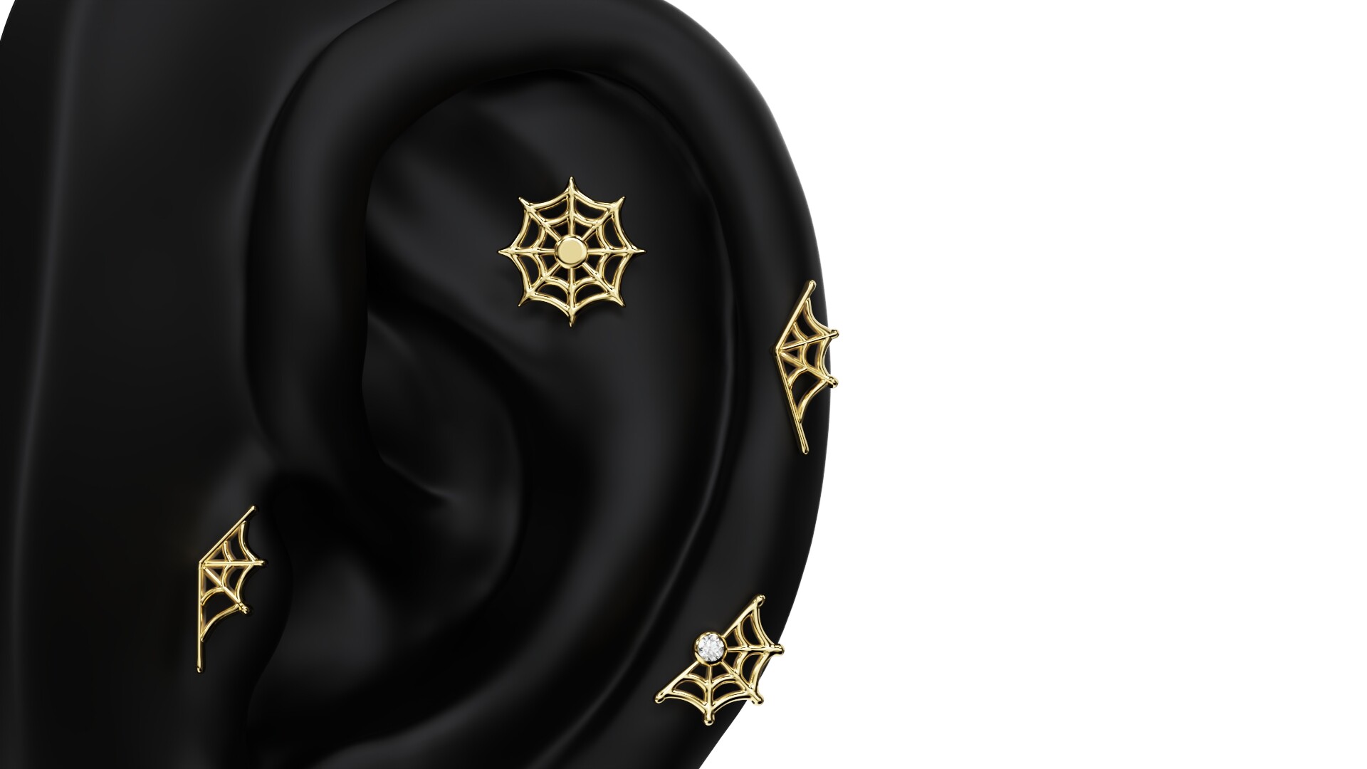 ArtStation - Web style piercings