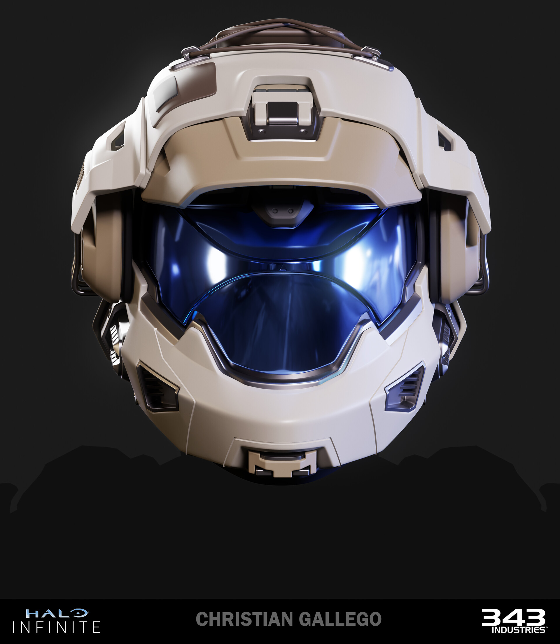 Christian Gallego - Halo Infinite Rakshasa Artaius Helmet