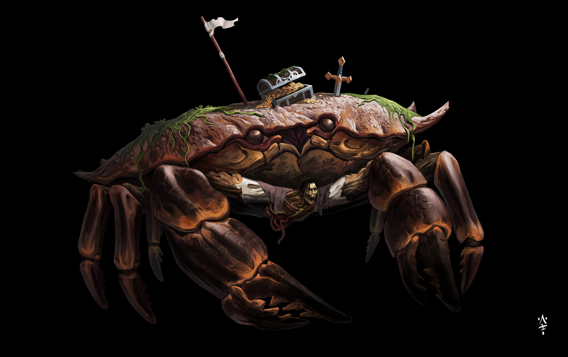 ArtStation - Monster crab design