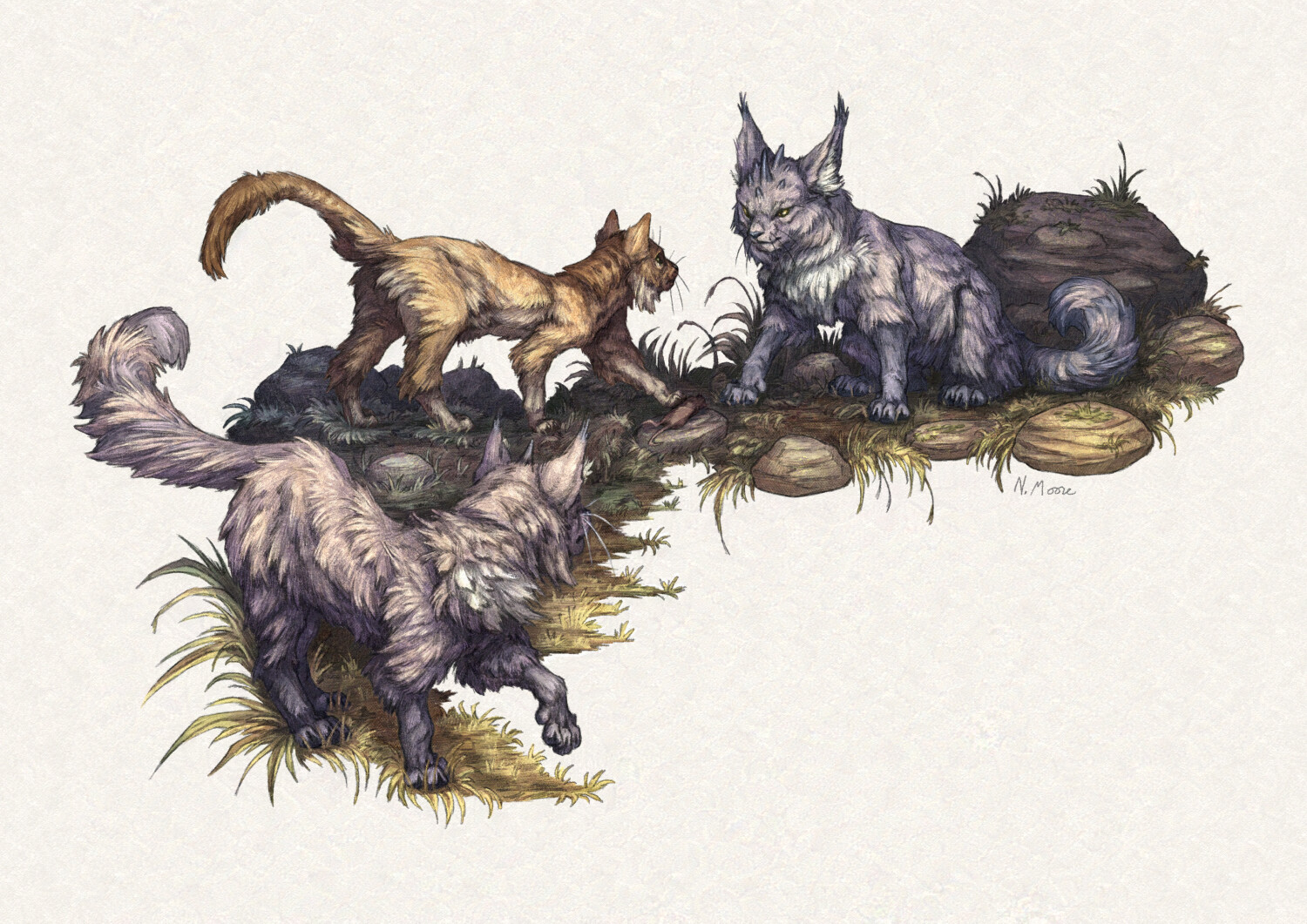 ArtStation - Cat Sith Illustration