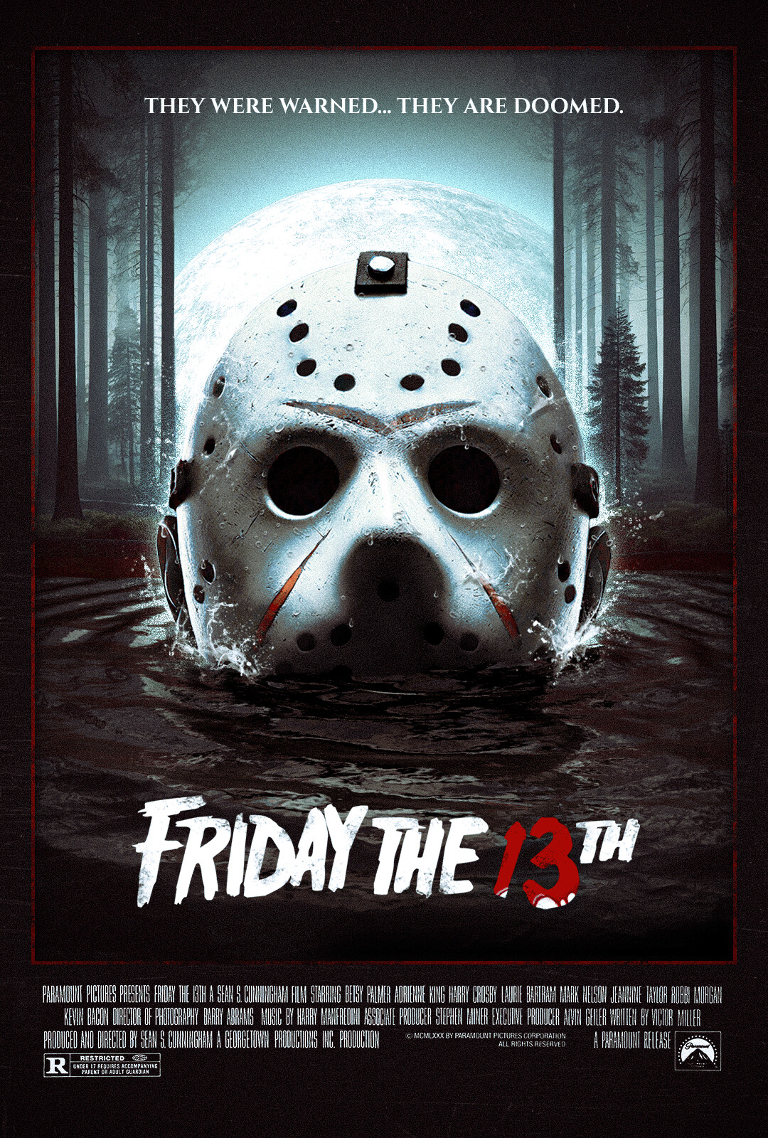 ArtStation - Friday the 13th | Movie Poster Remake