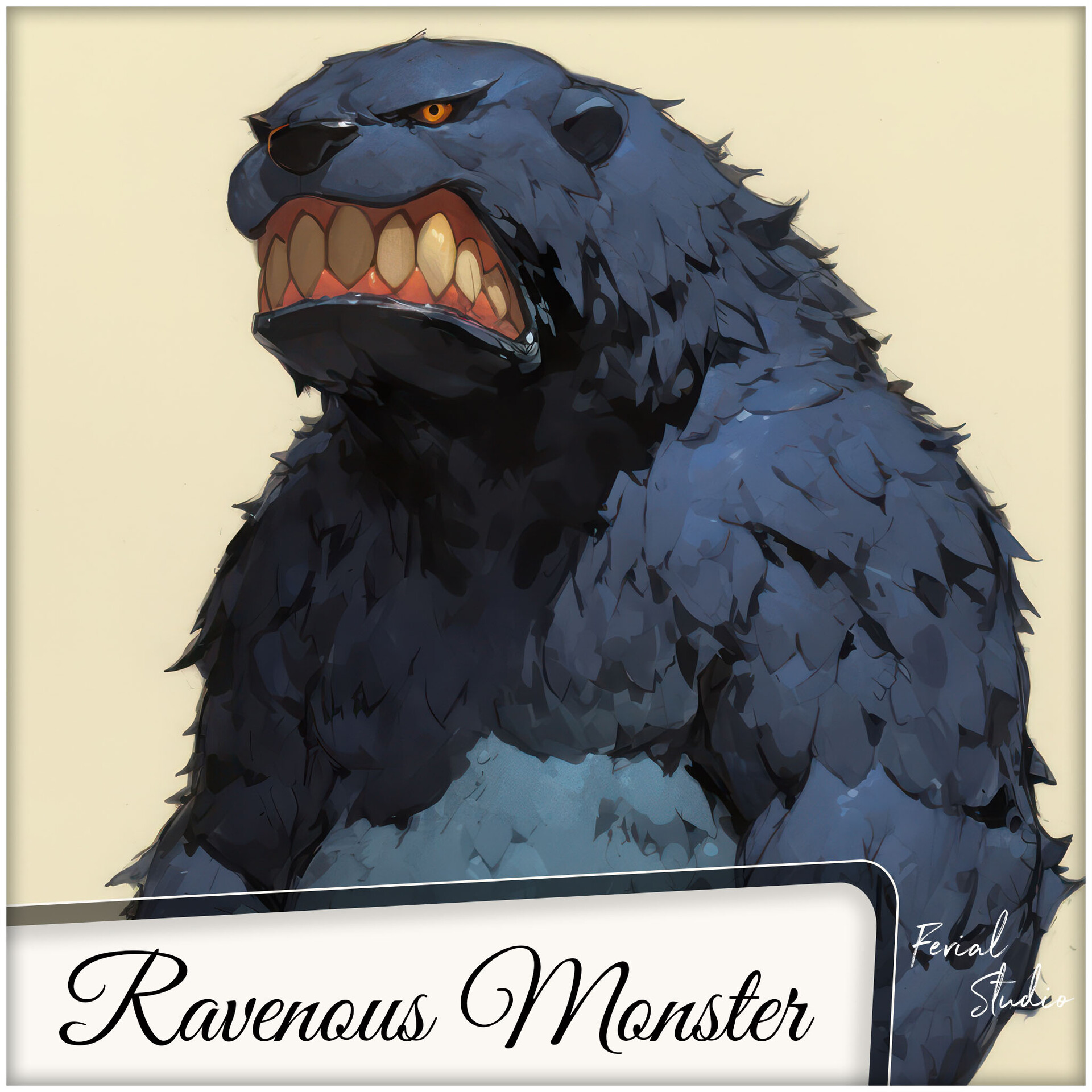 ArtStation - 🔹200 Ravenous Monster - Cartoon Character Reference Image ...