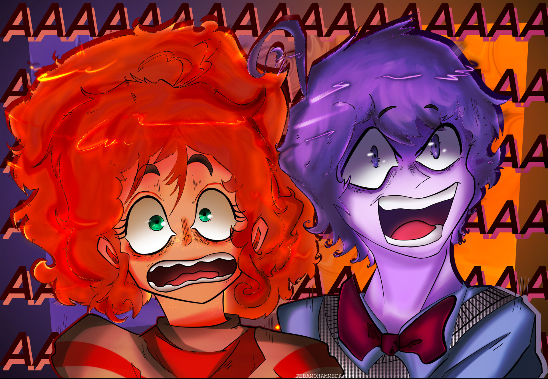 ArtStation - Redraw- ANXIETY and FEAR