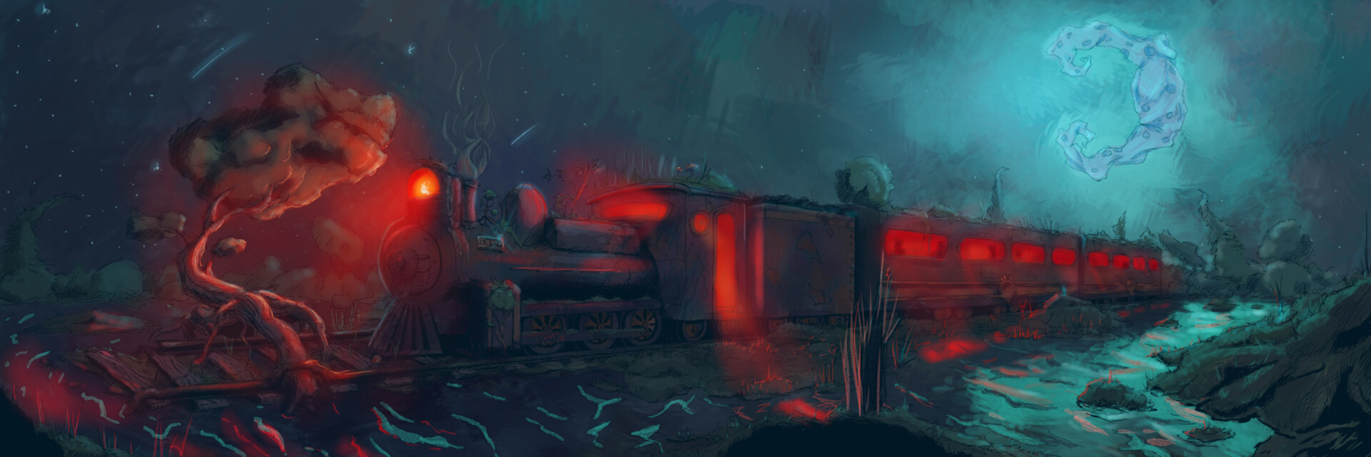ArtStation - The night train