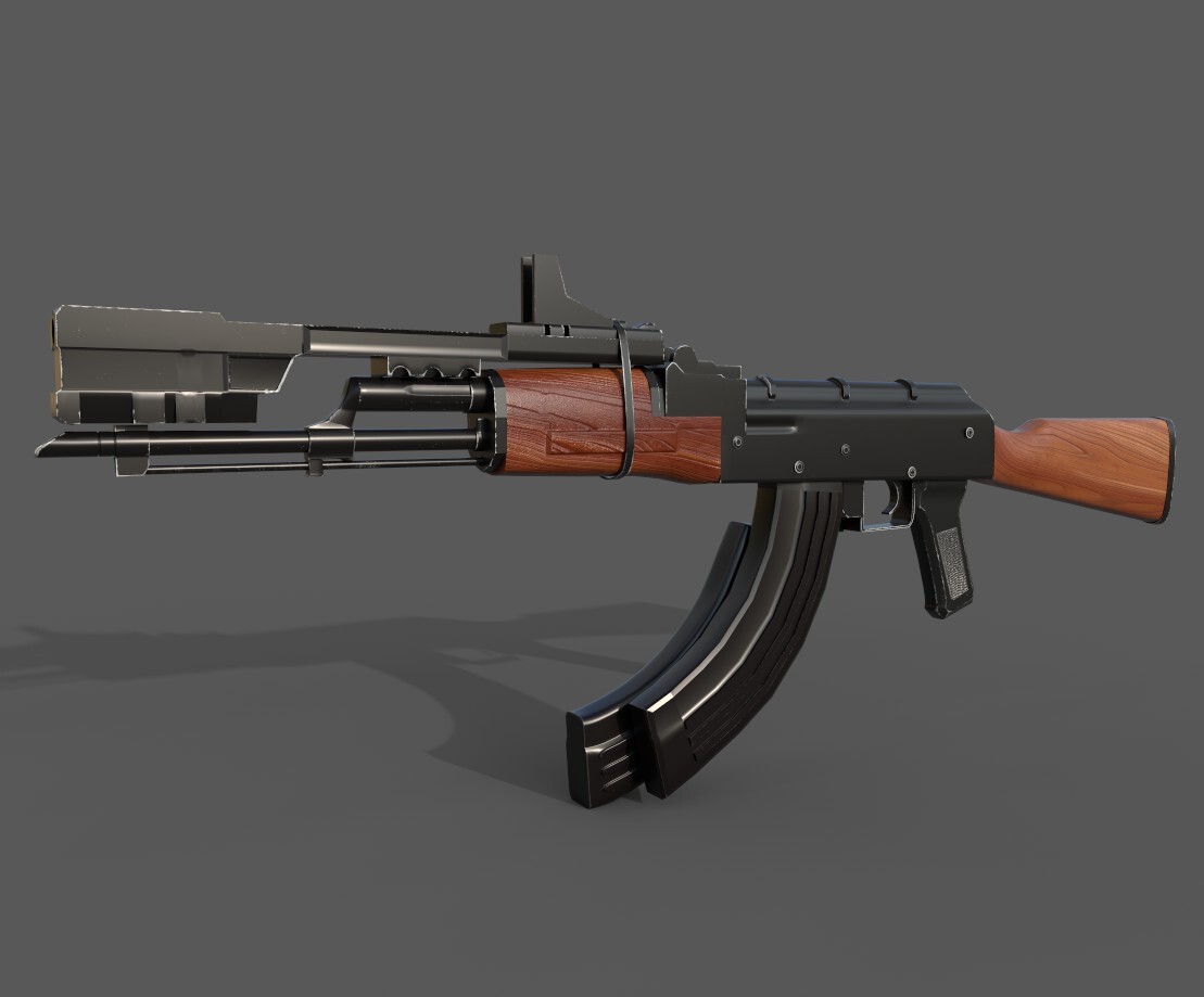 ArtStation - THE DUAL MAG AKM