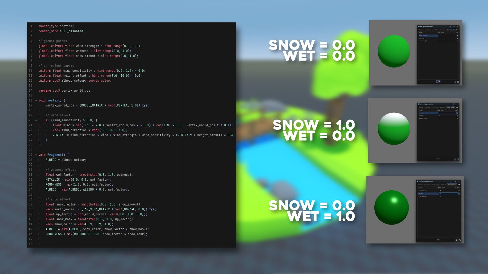 Charlie O'Shea - Godot Dynamic Weather System